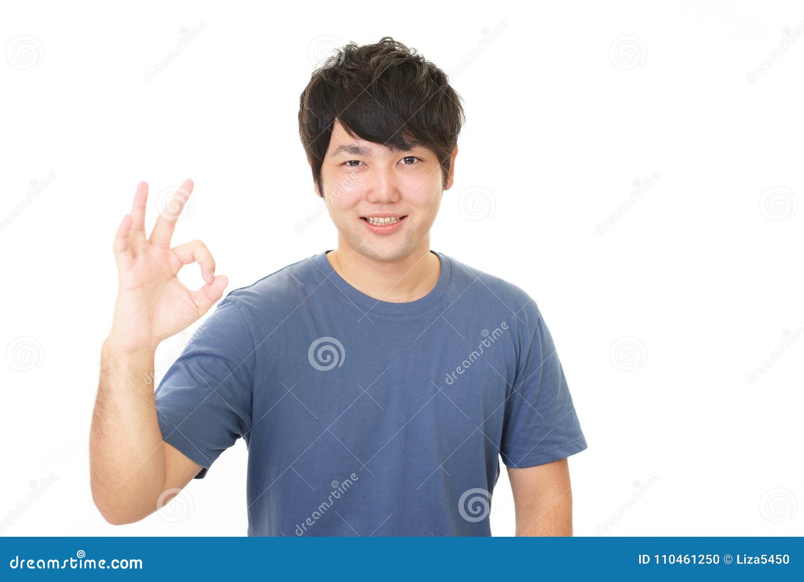 Happy Asian man stock photo. Image of copy, fashion - 110461250