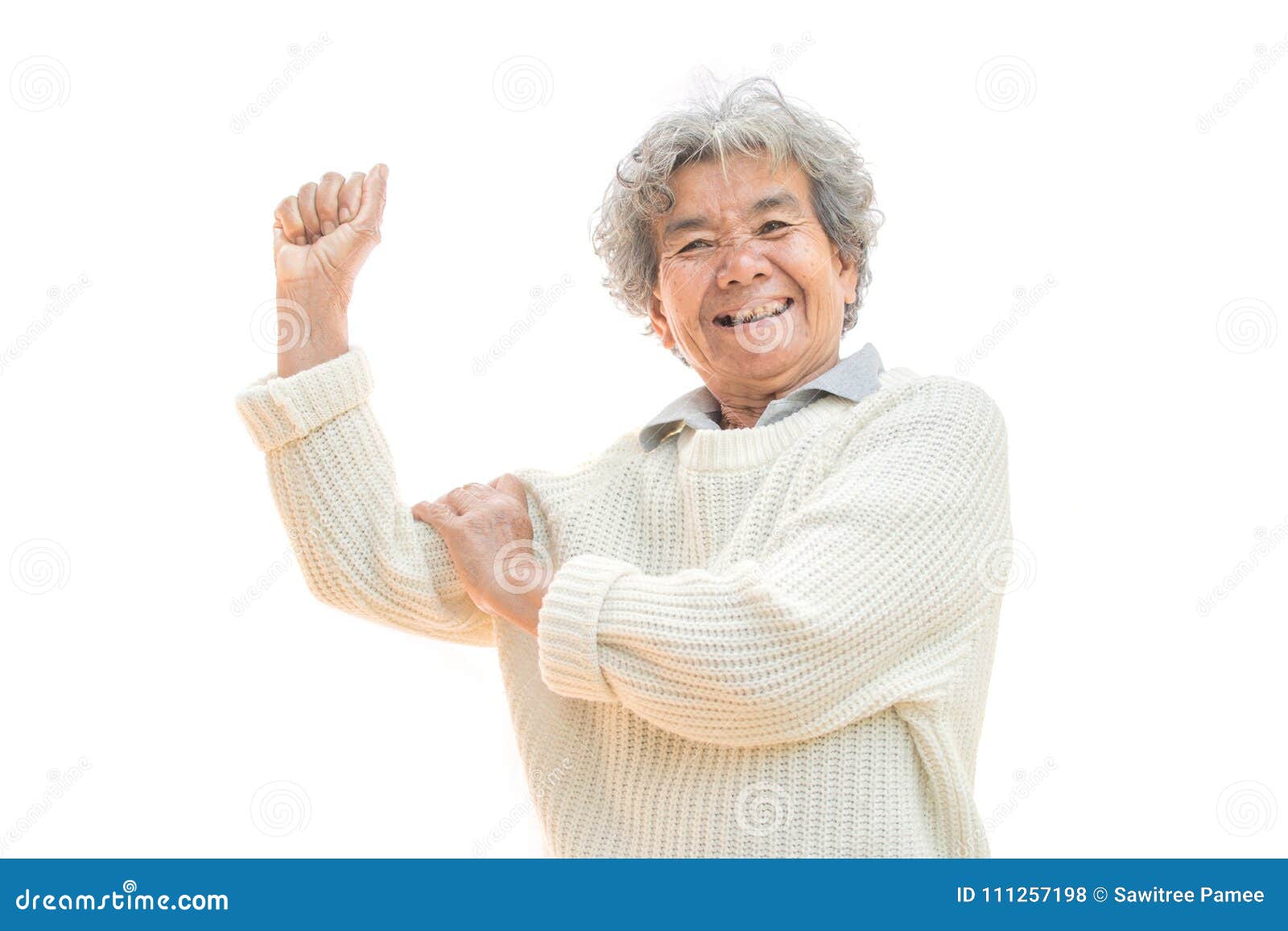 Happy Asian Old Woman Smiling and Joyful on White Stock Photo - Image ... Happy Asian Old Woman Smiling and Joyful on White Stock Photo - Image ...