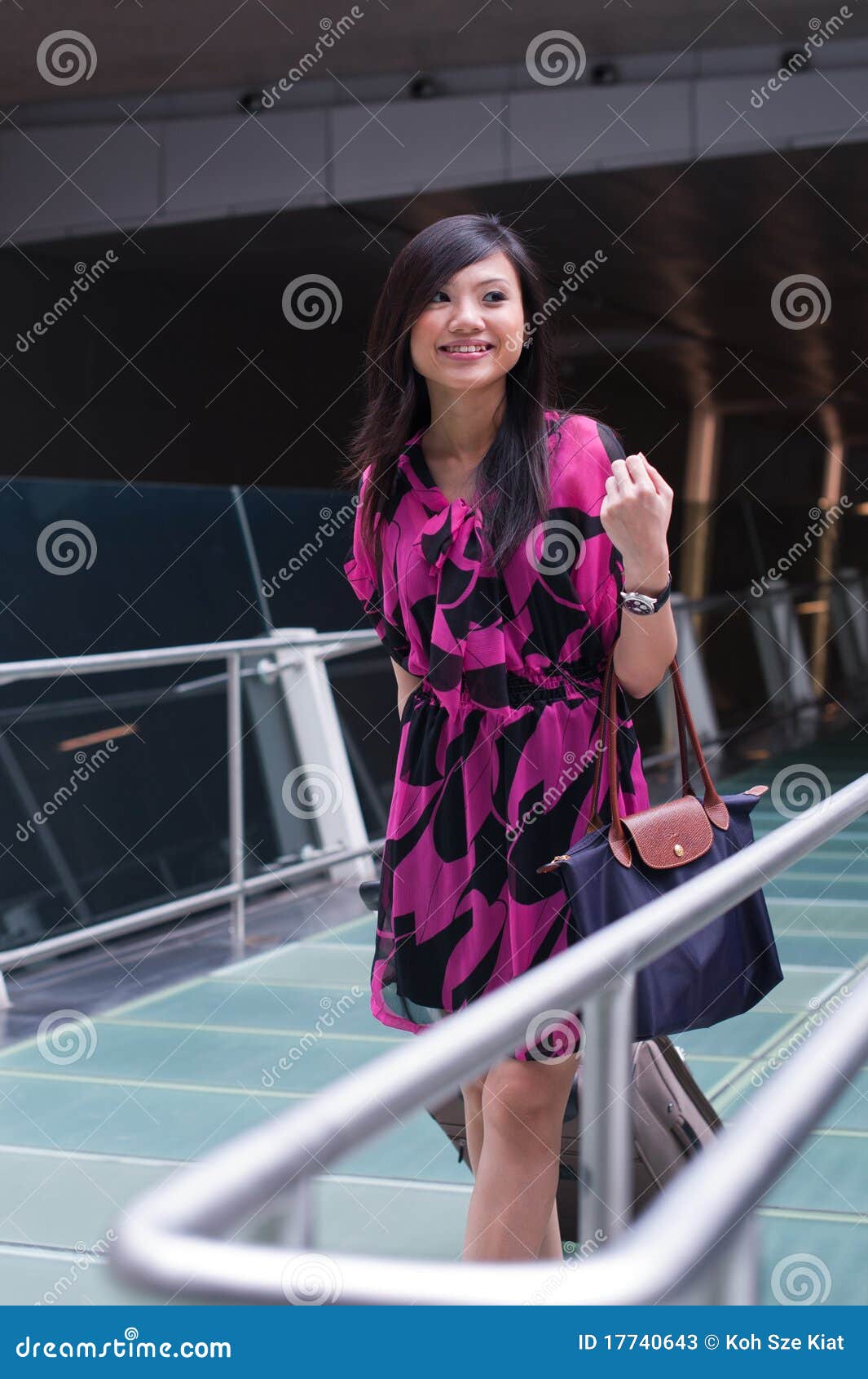 Happy Asian Tourist Smiling Stock Image - Image of tourism, smiling ...