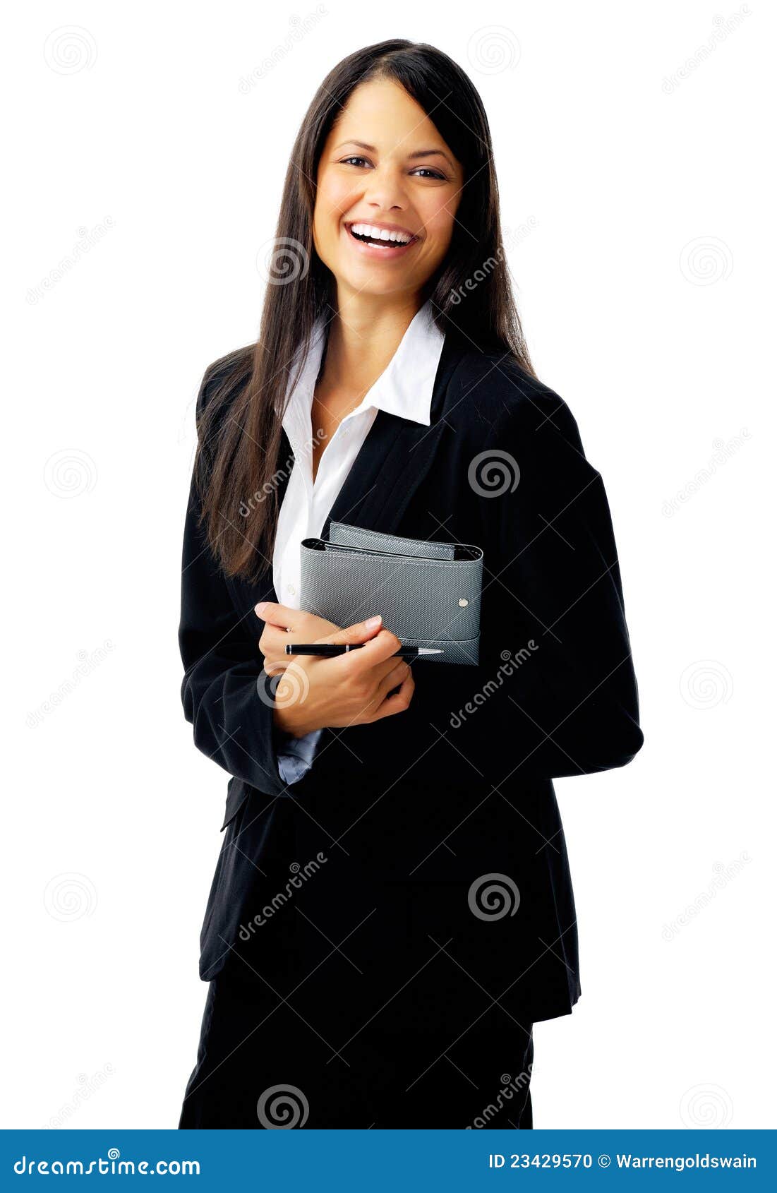 Happy assistant stock photo. Image of businessperson - 23429570