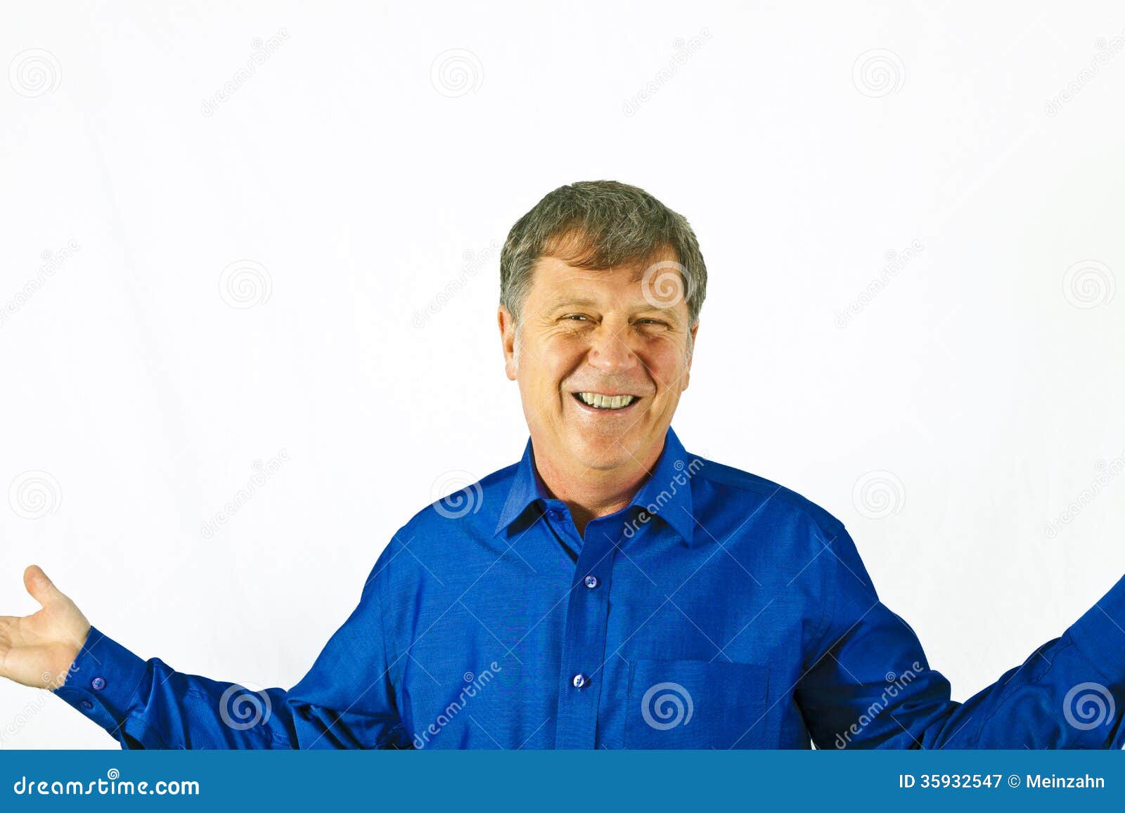 Happy Attractive Posing Man Stock Image - Image of attractive, gesture ...