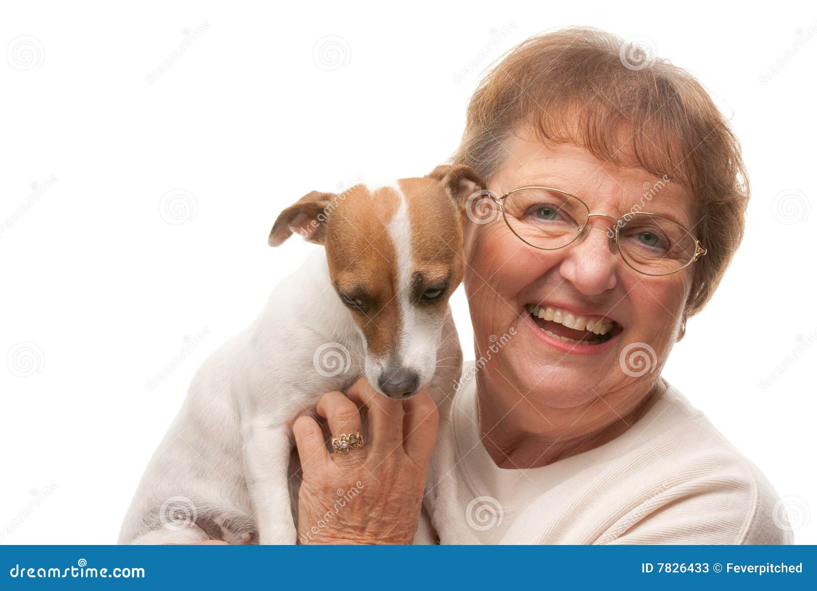 Happy Attractive Senior Woman with Puppy Stock Image - Image of happily ... Happy Attractive Senior Woman with Puppy Stock Image - Image of happily ...