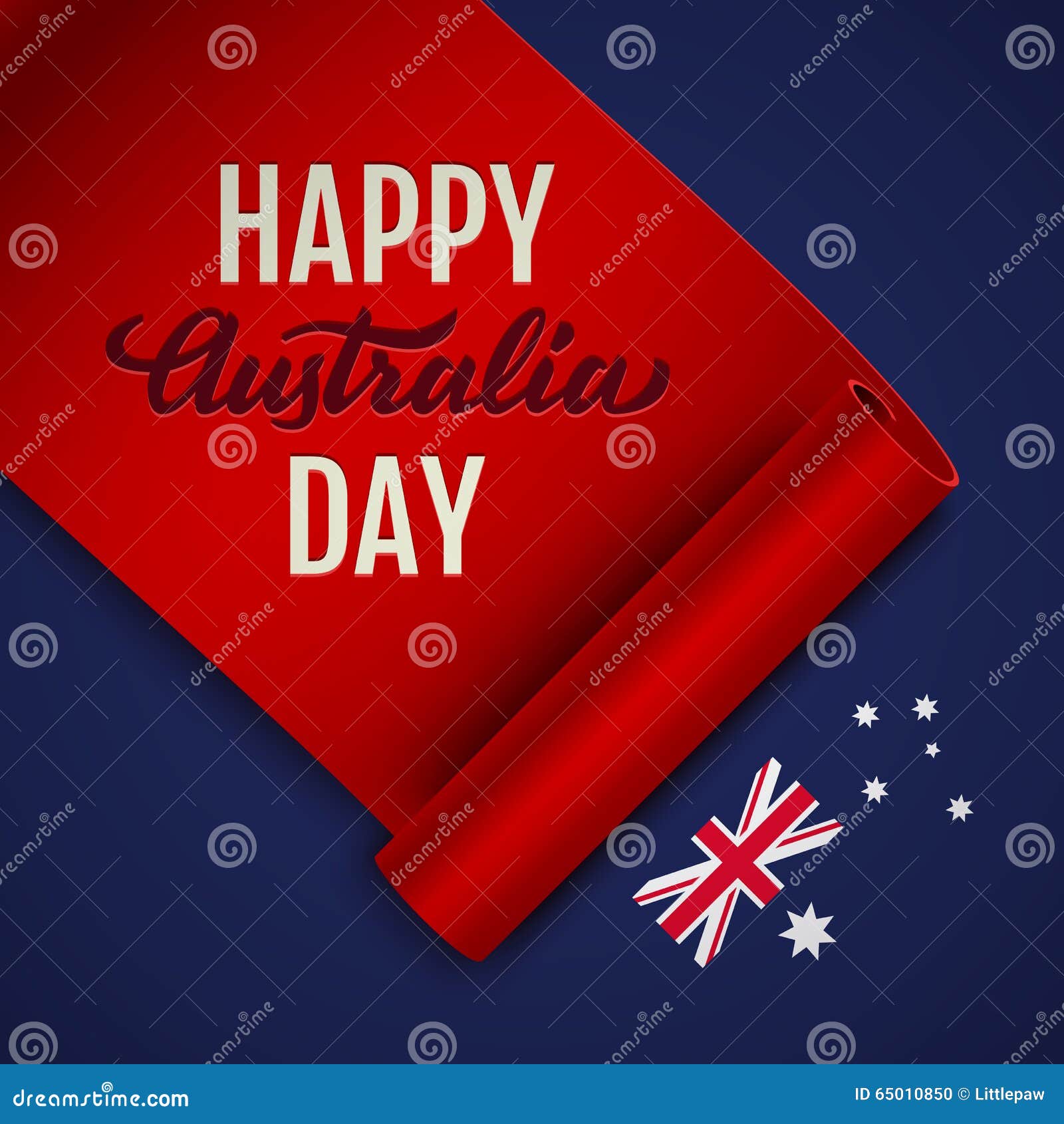 Happy Australia Day Vector Illustration Stock Vector - Illustration of ...