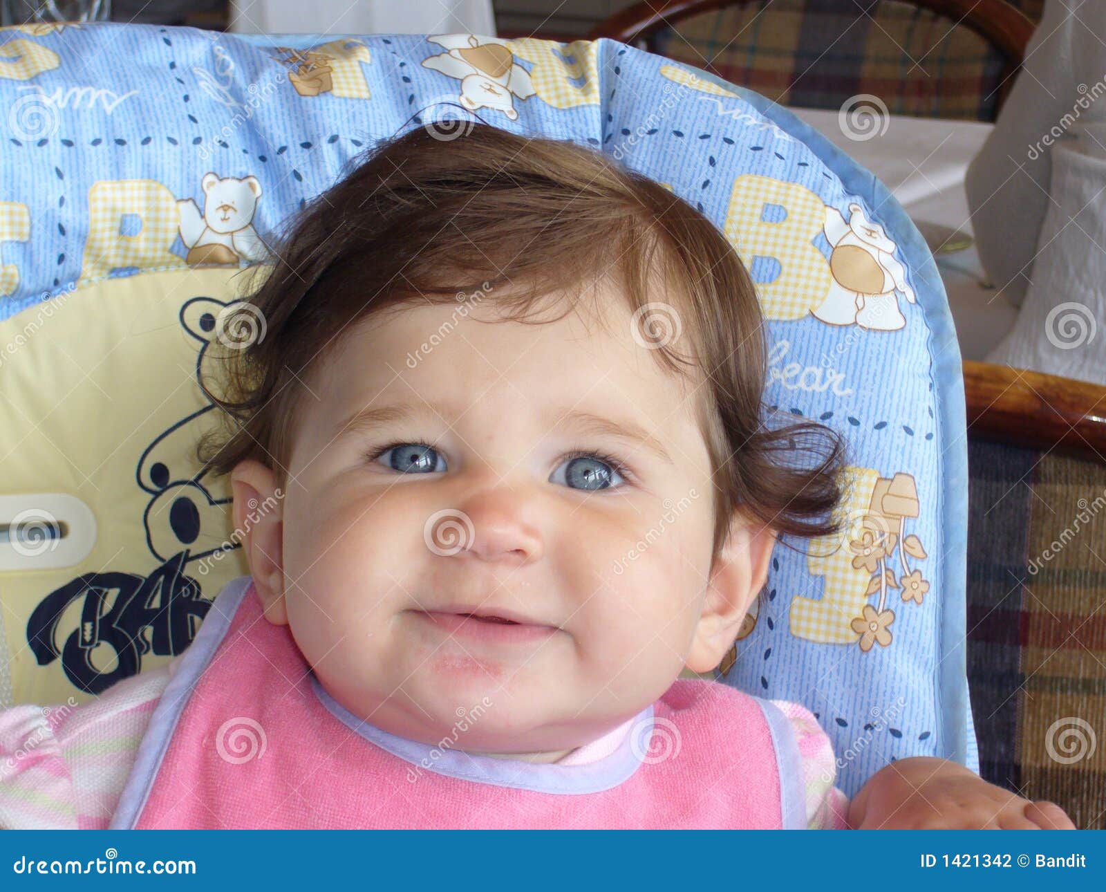 Happy baby stock photo. Image of infant, frazzled, innocence - 1421342