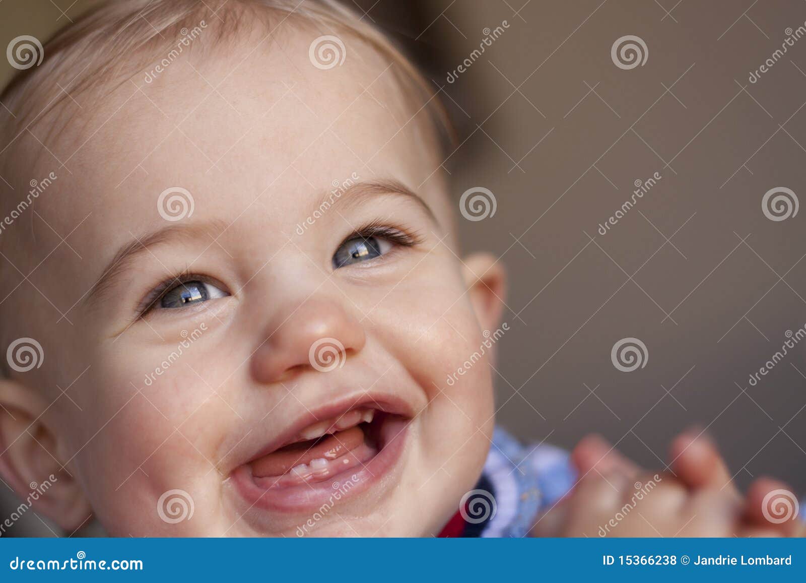 Happy baby stock photo. Image of child, close, small - 15366238