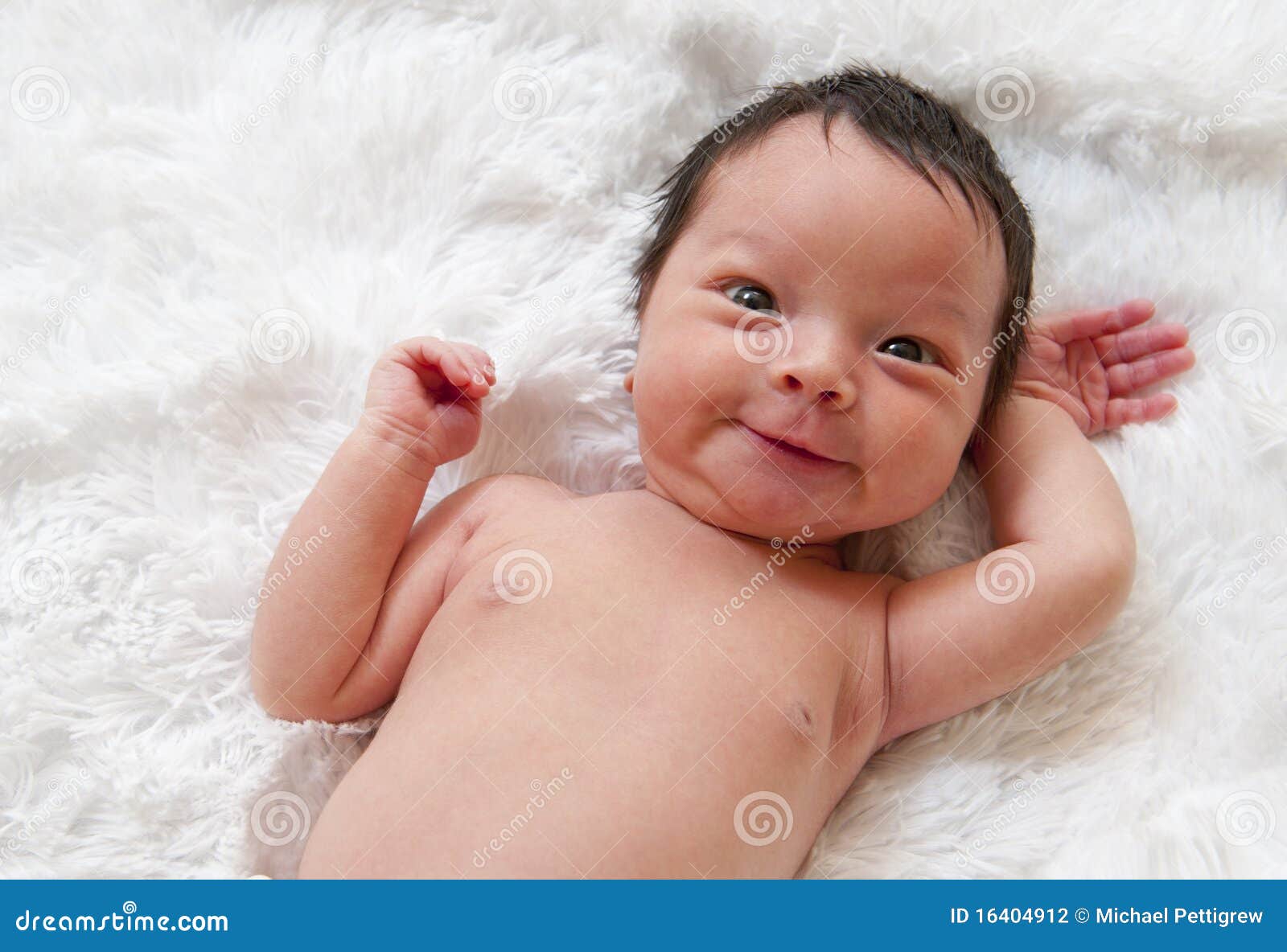 Happy baby stock photo. Image of smiling, shaggy, comfort - 16404912
