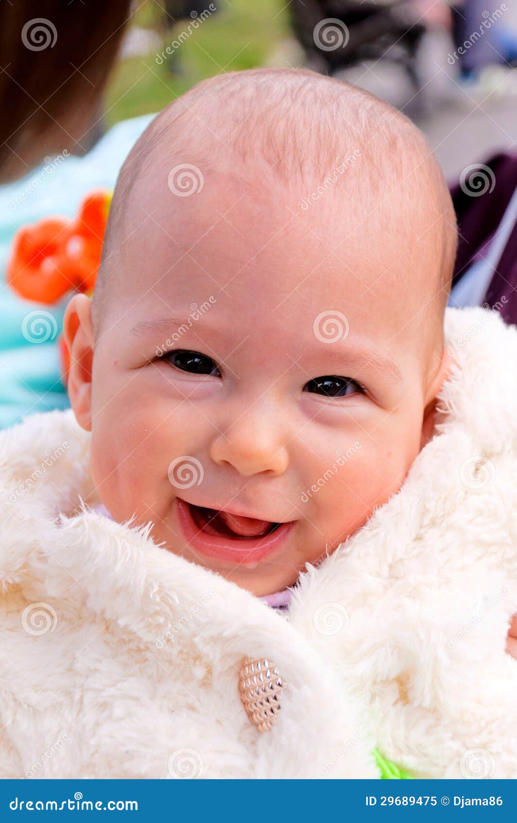 Happy baby stock image. Image of childhood, expression - 29689475