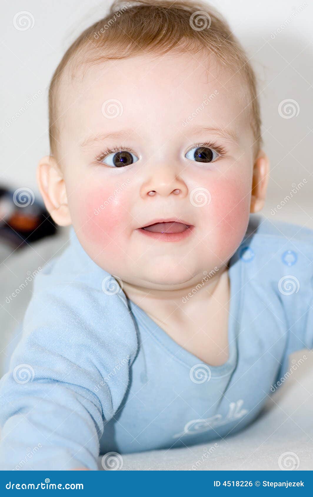 Happy baby stock photo. Image of infant, toddler, portrait - 4518226