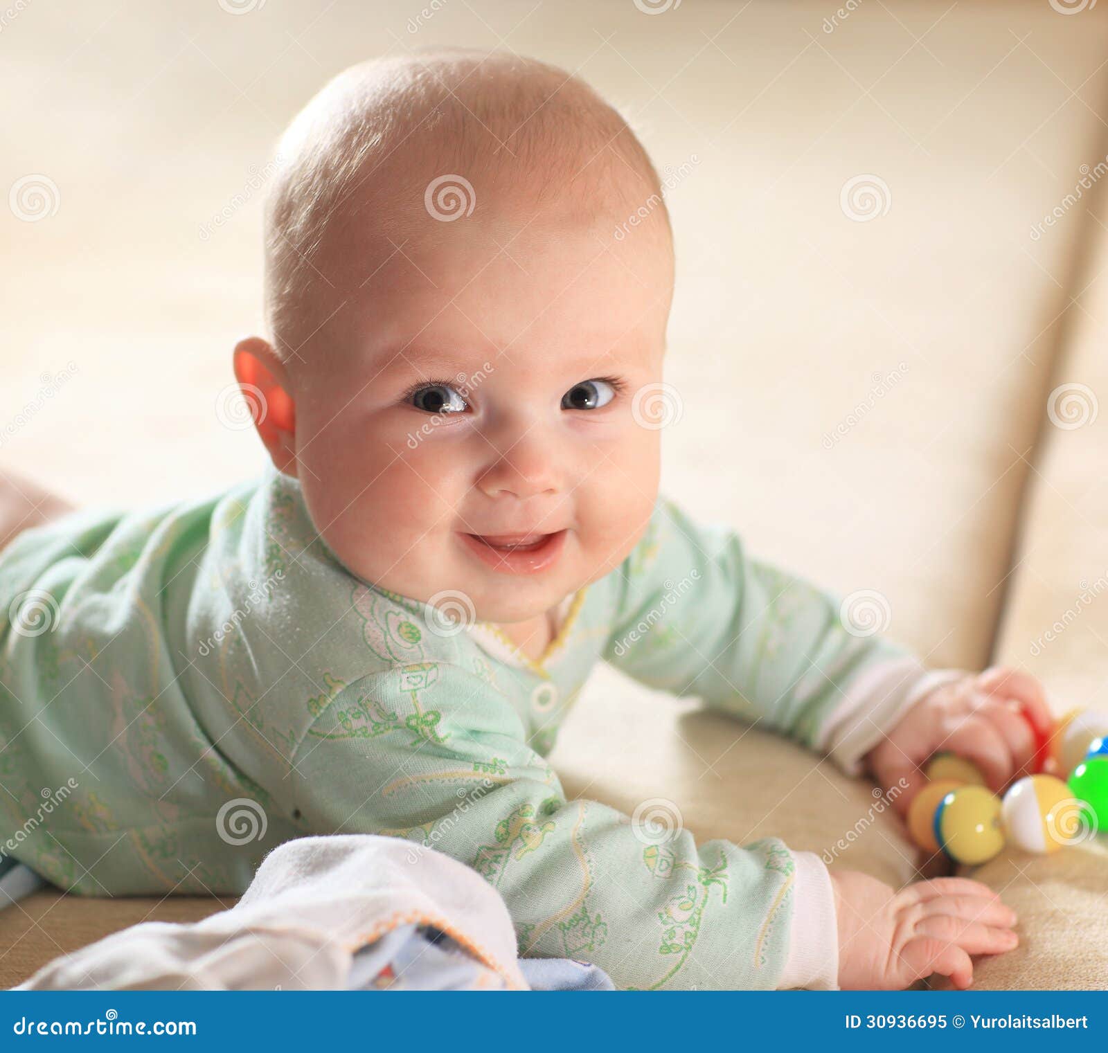Happy baby stock image. Image of childhood, adorable - 30936695