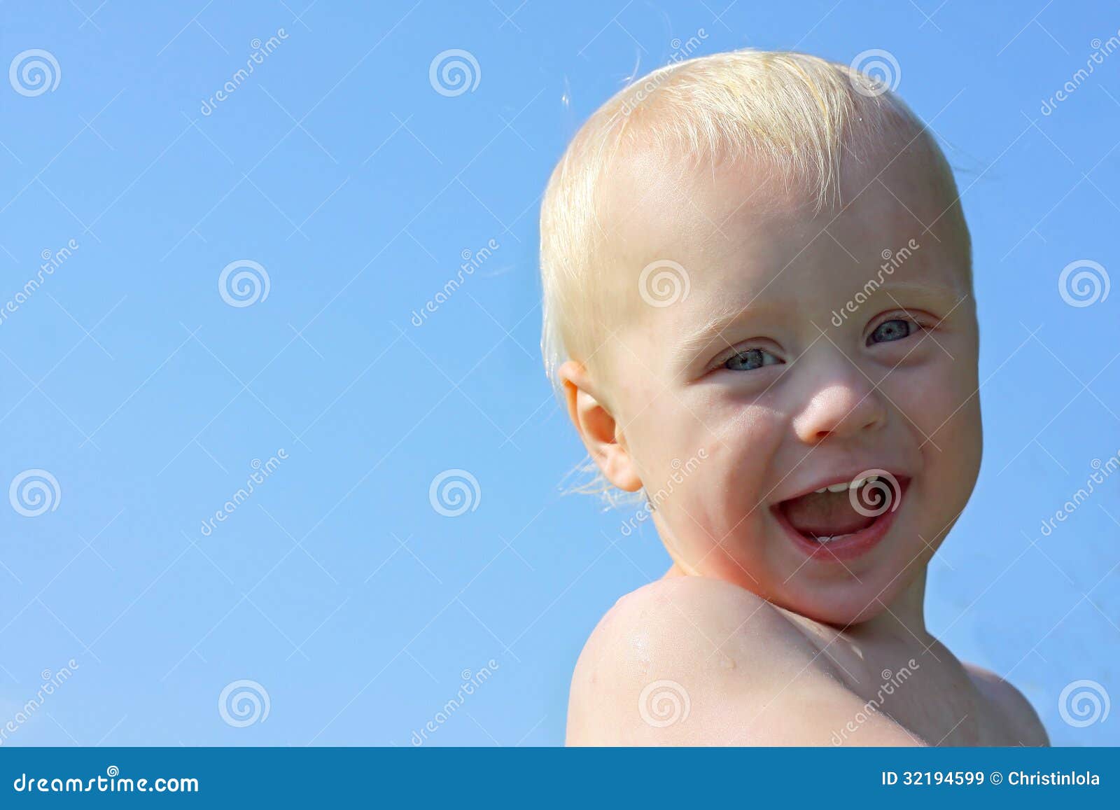 Happy Baby stock image. Image of portrait, cute, baby - 32194599