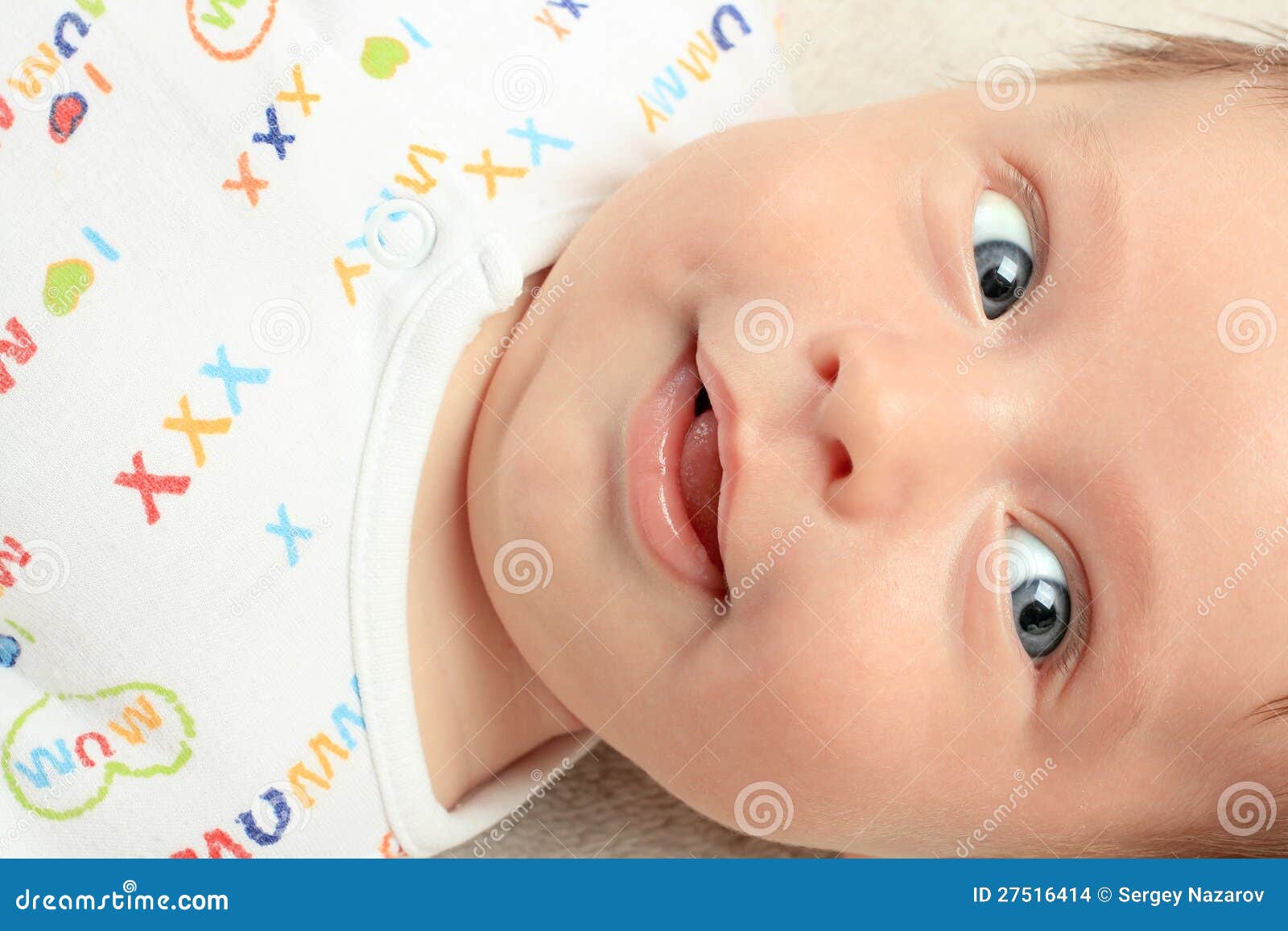 Happy baby face stock photo. Image of caucasian, childhood - 27516414