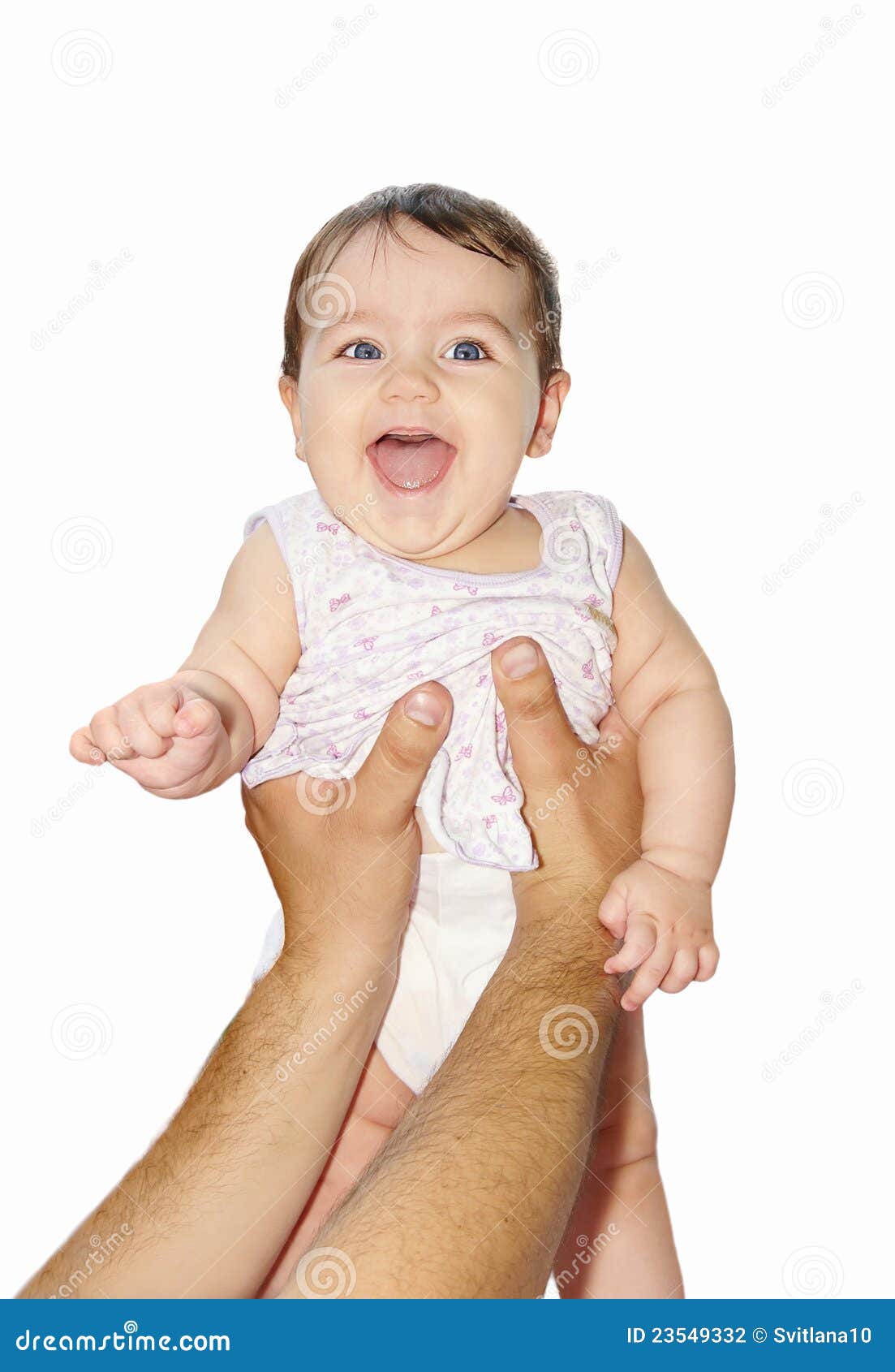 Happy baby gir stock photo. Image of childhood, care - 23549332