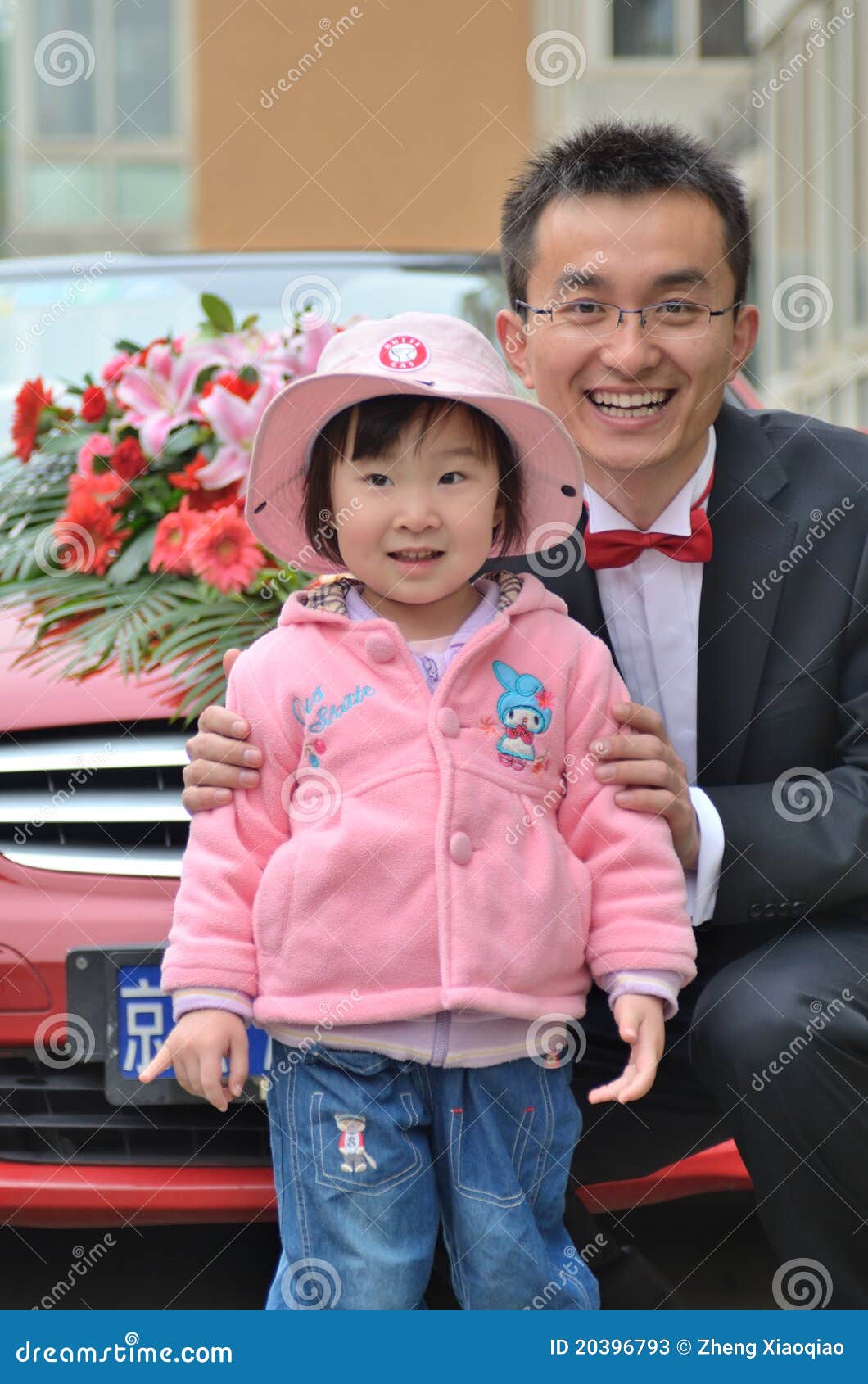 Happy Baby girl and man stock image. Image of active - 20396793