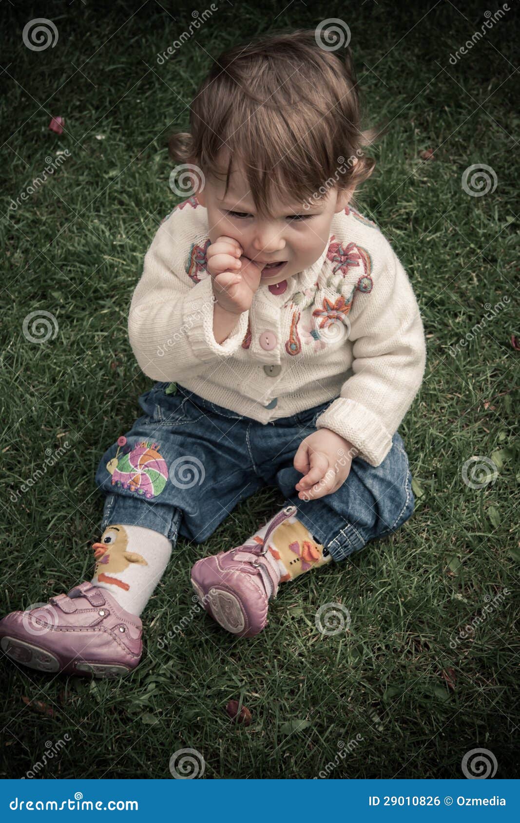 Happy Baby Girl Playing stock photo. Image of cheerful - 29010826
