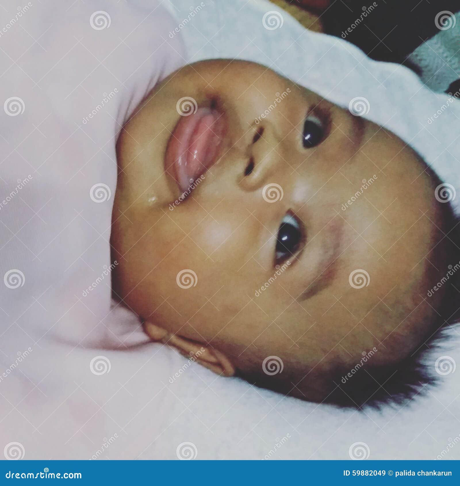 Happy baby editorial stock image. Image of baby, happy - 59882049