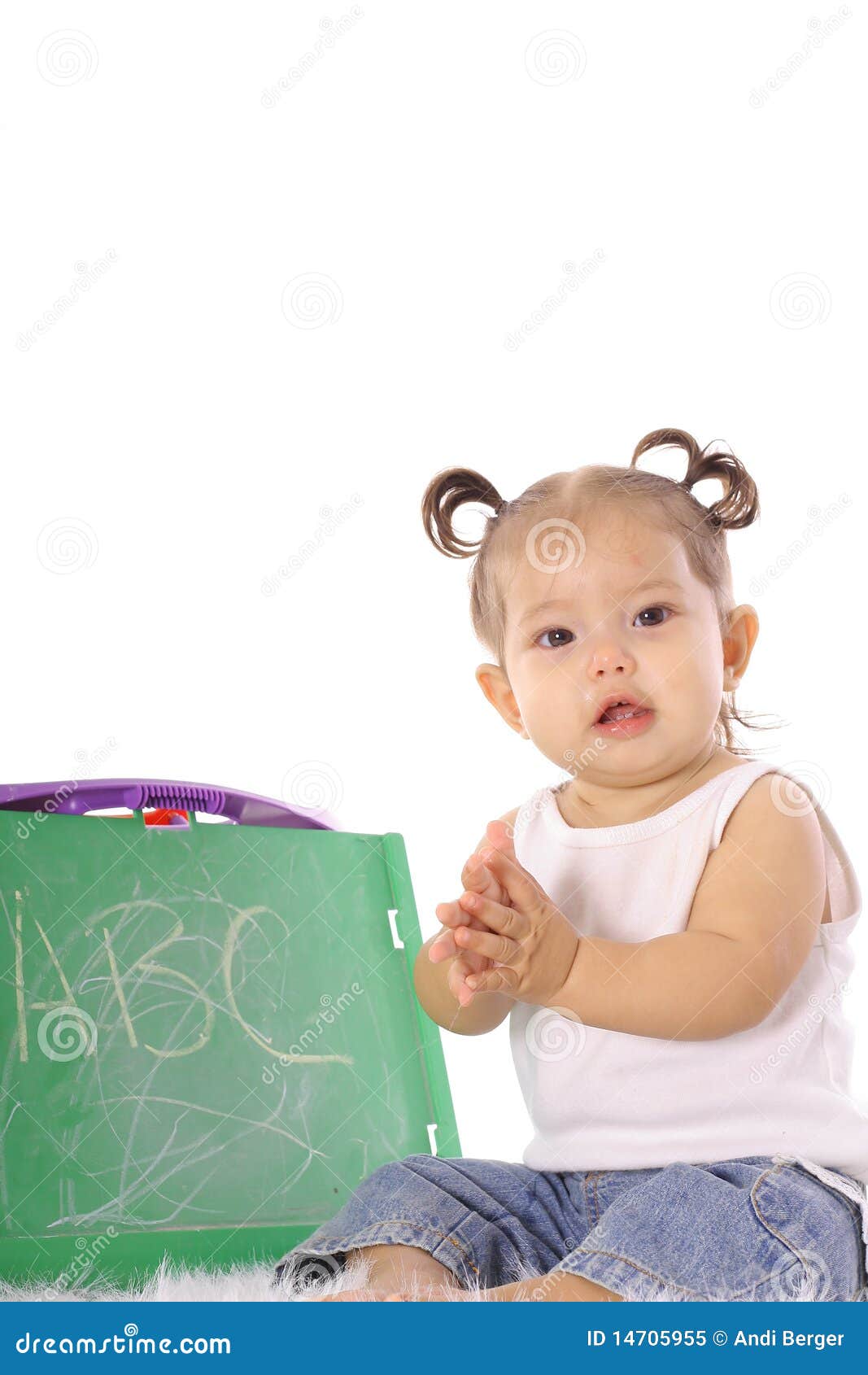 Happy baby learning stock image. Image of head, girl - 14705955