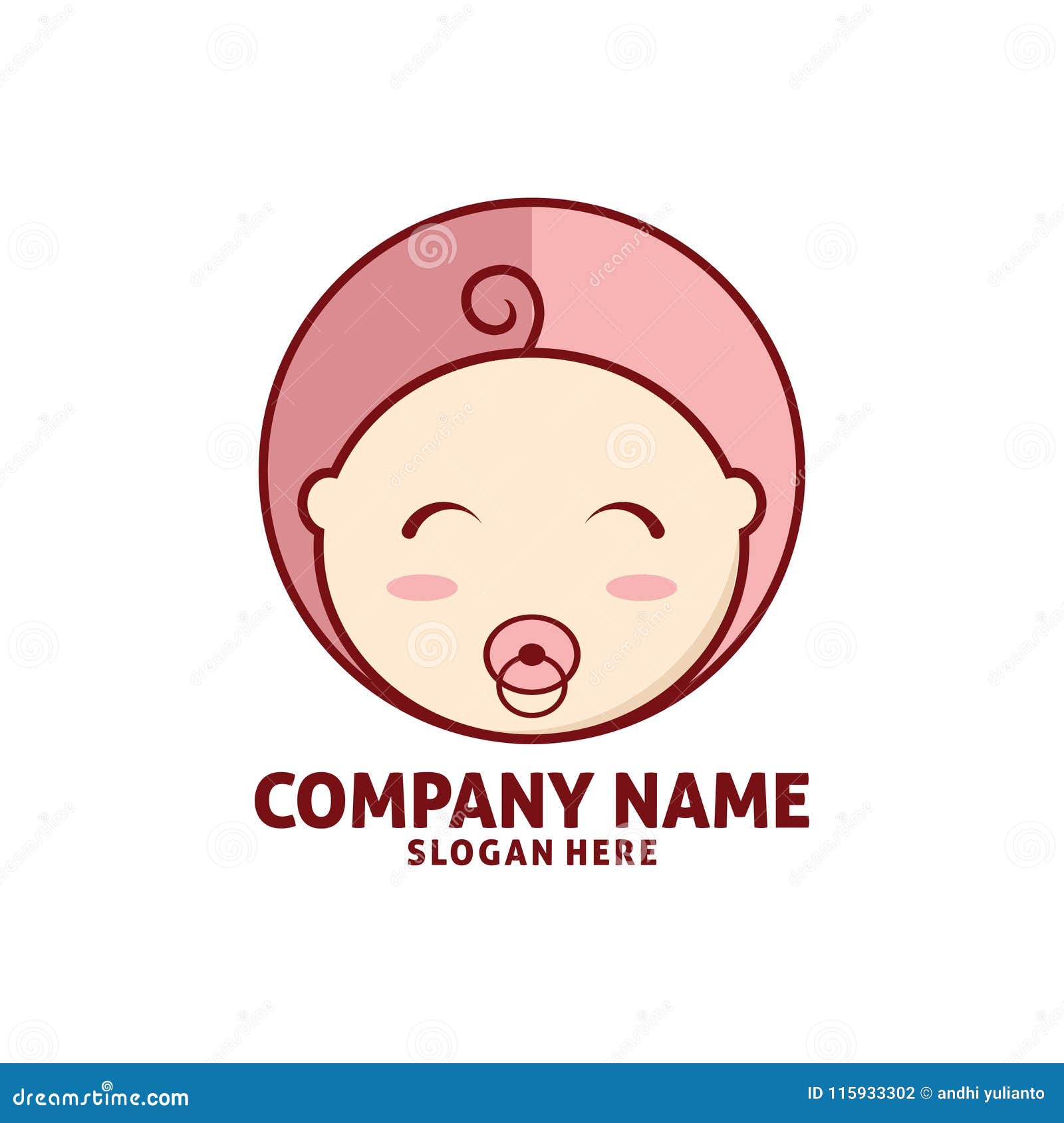 Happy Baby Shop Icon Logo Design Stock Illustration - Illustration of ...