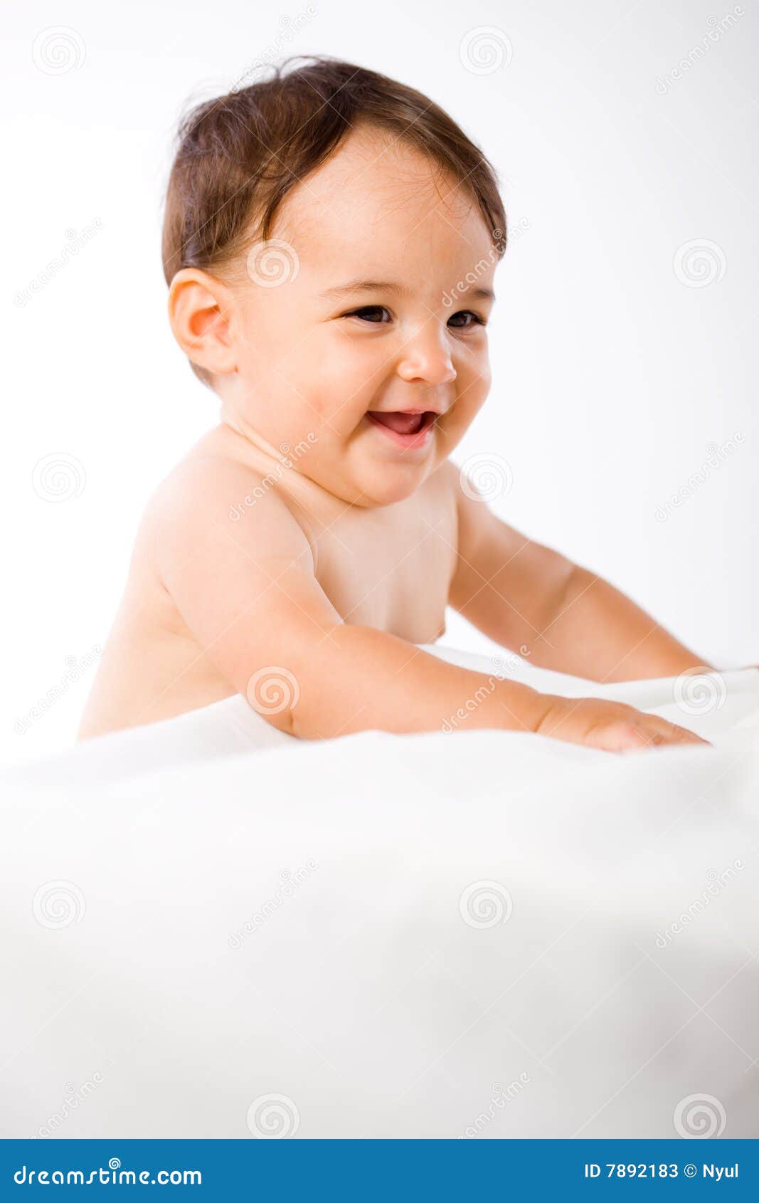 Happy baby smiling stock image. Image of adorable, family - 7892183