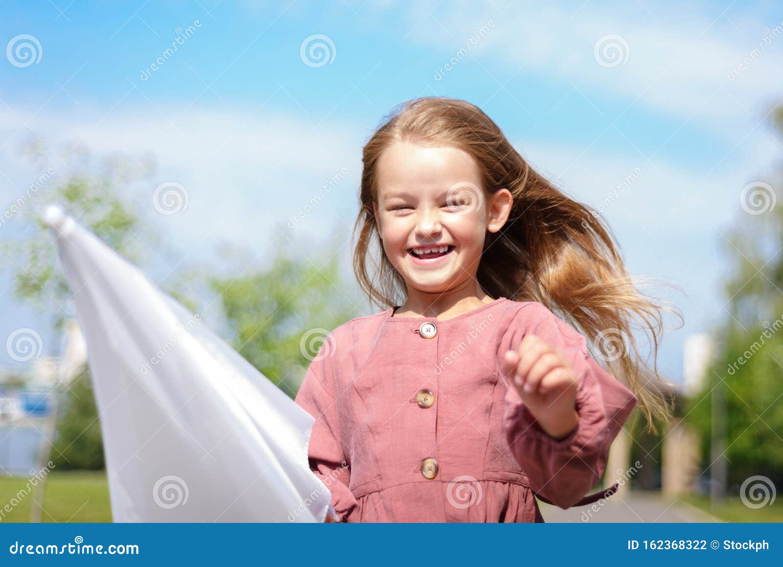 Happy Baby Smiling and Having Fun Stock Photo - Image of outdoors ...