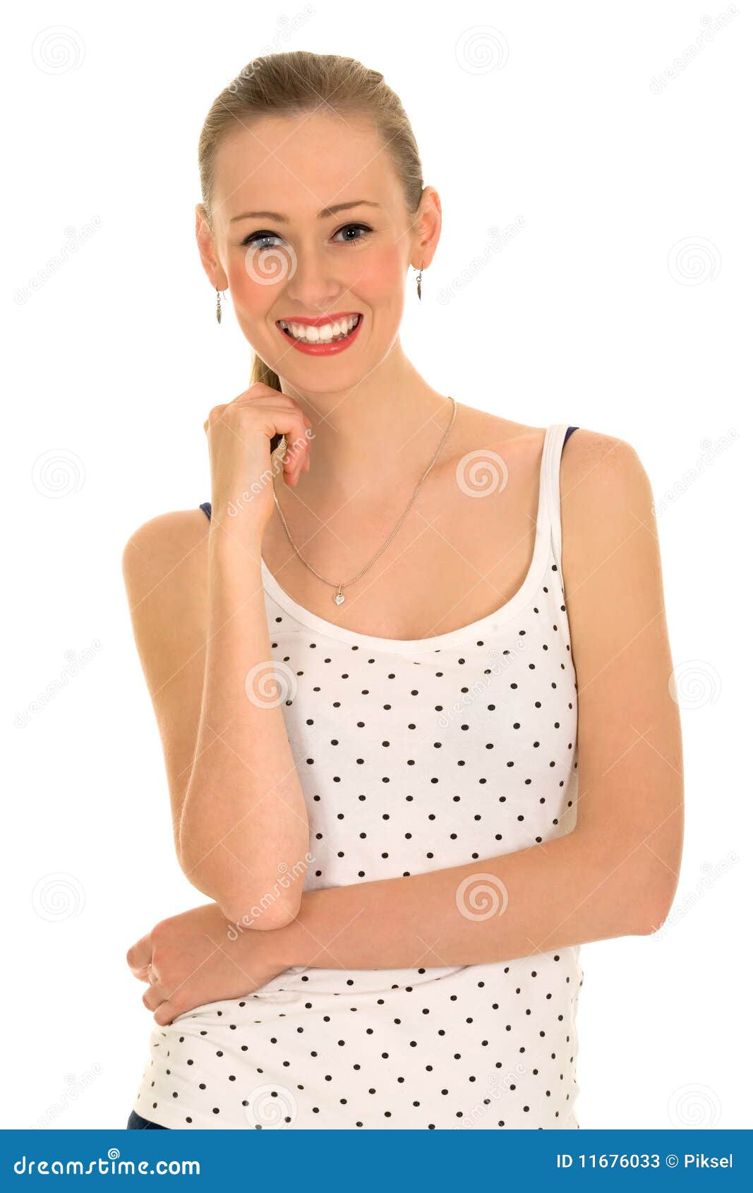 Happy Beautiful Girl stock image. Image of girl, isolated - 11676033