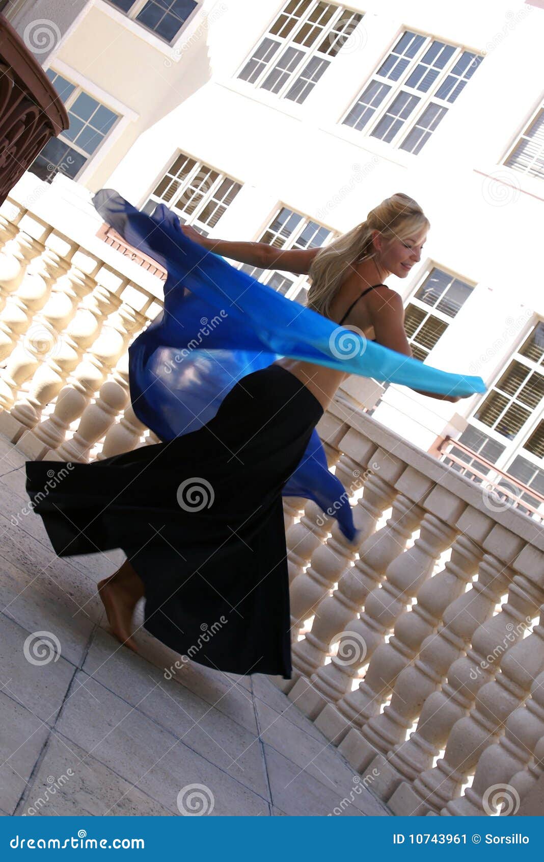 Happy belly dancer stock image. Image of dancer, dancing - 10743961