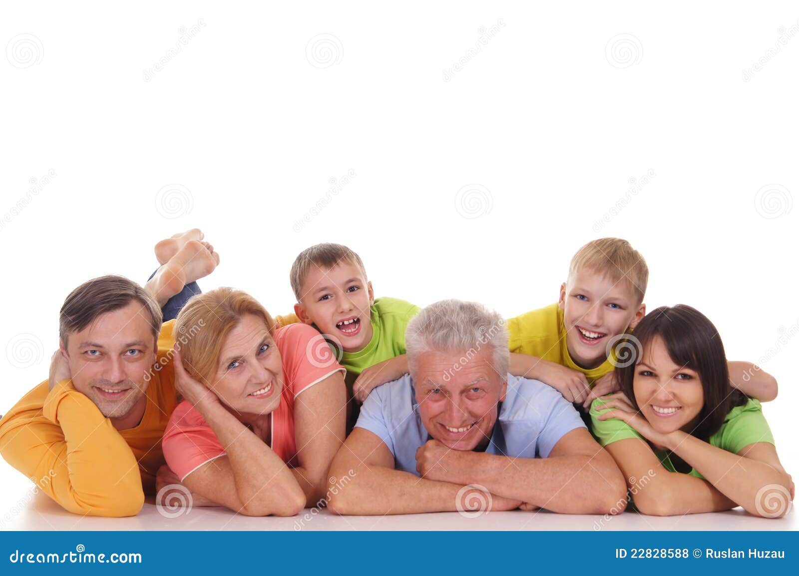 Happy Big Family Royalty Free Stock Photos - Image: 22828588