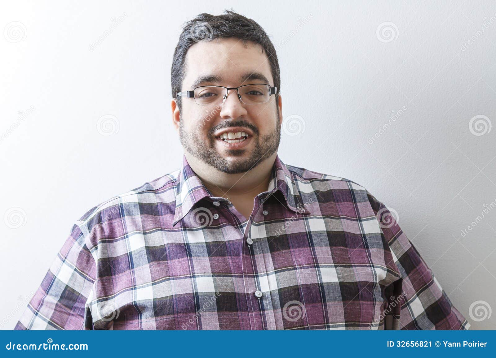 Happy big guy stock image. Image of large, humor, smiling - 32656821