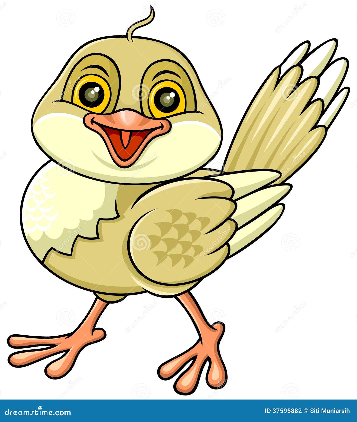 Happy bird 02 stock vector. Illustration of white, royalty - 37595882