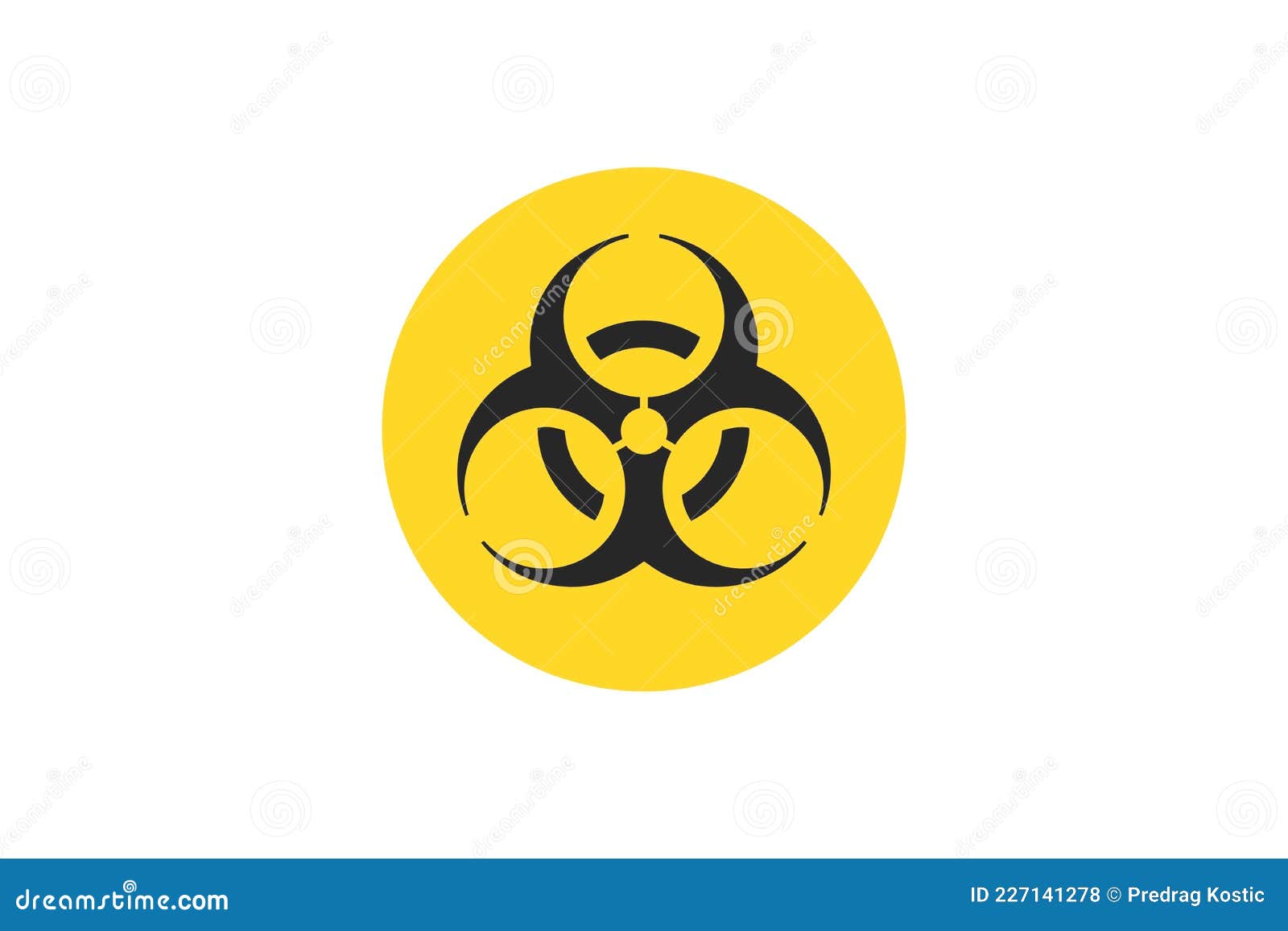 Radioactive Waste Hazards Signs