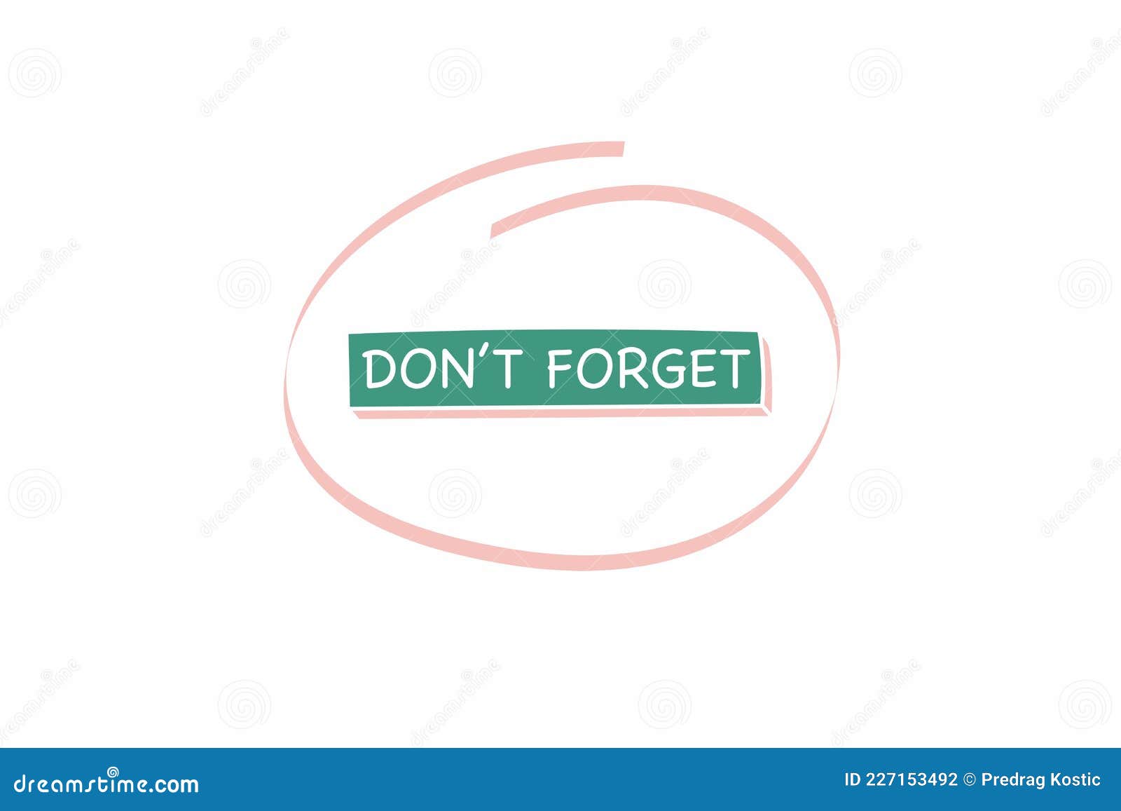 Dont Forget Finger String Icon. Clipart Image Cartoon Vector ...
