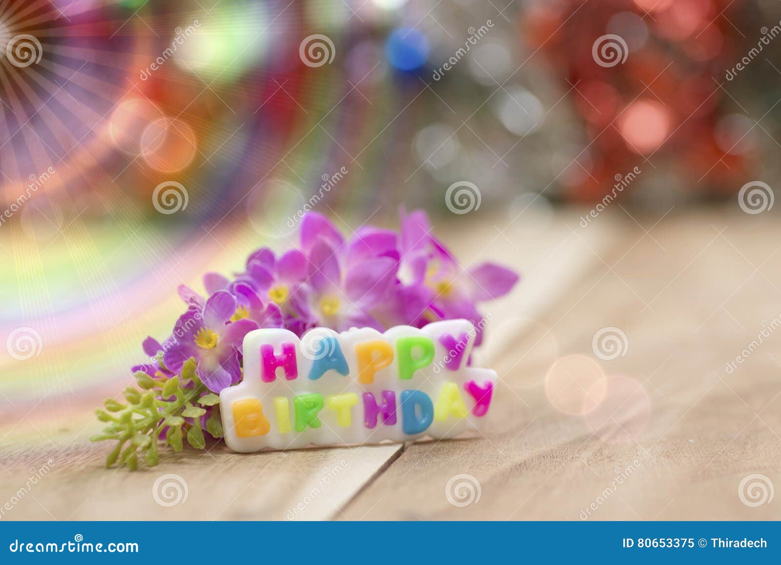 Happy Birthday, Abstract Background Stock Image - Image of bokeh ...