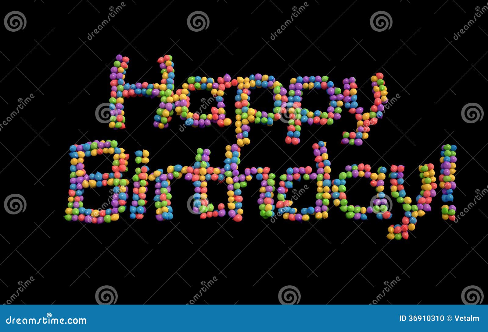 Multicolor Happy Birthday Balloons Stock Illustrations – 2,406 ...