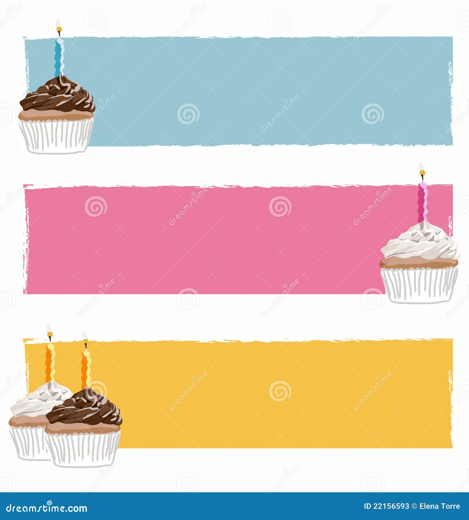 Happy Birthday Banner Vector Stock Vector - Illustration of celebration ...