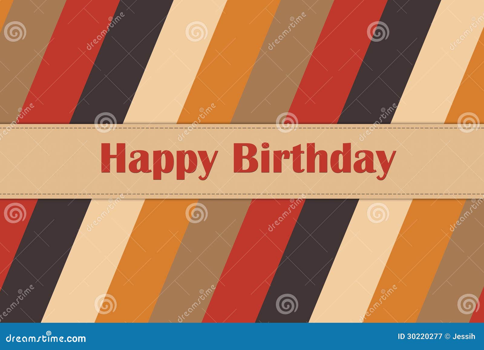 Happy birthday card stock illustration. Illustration of color - 30220277