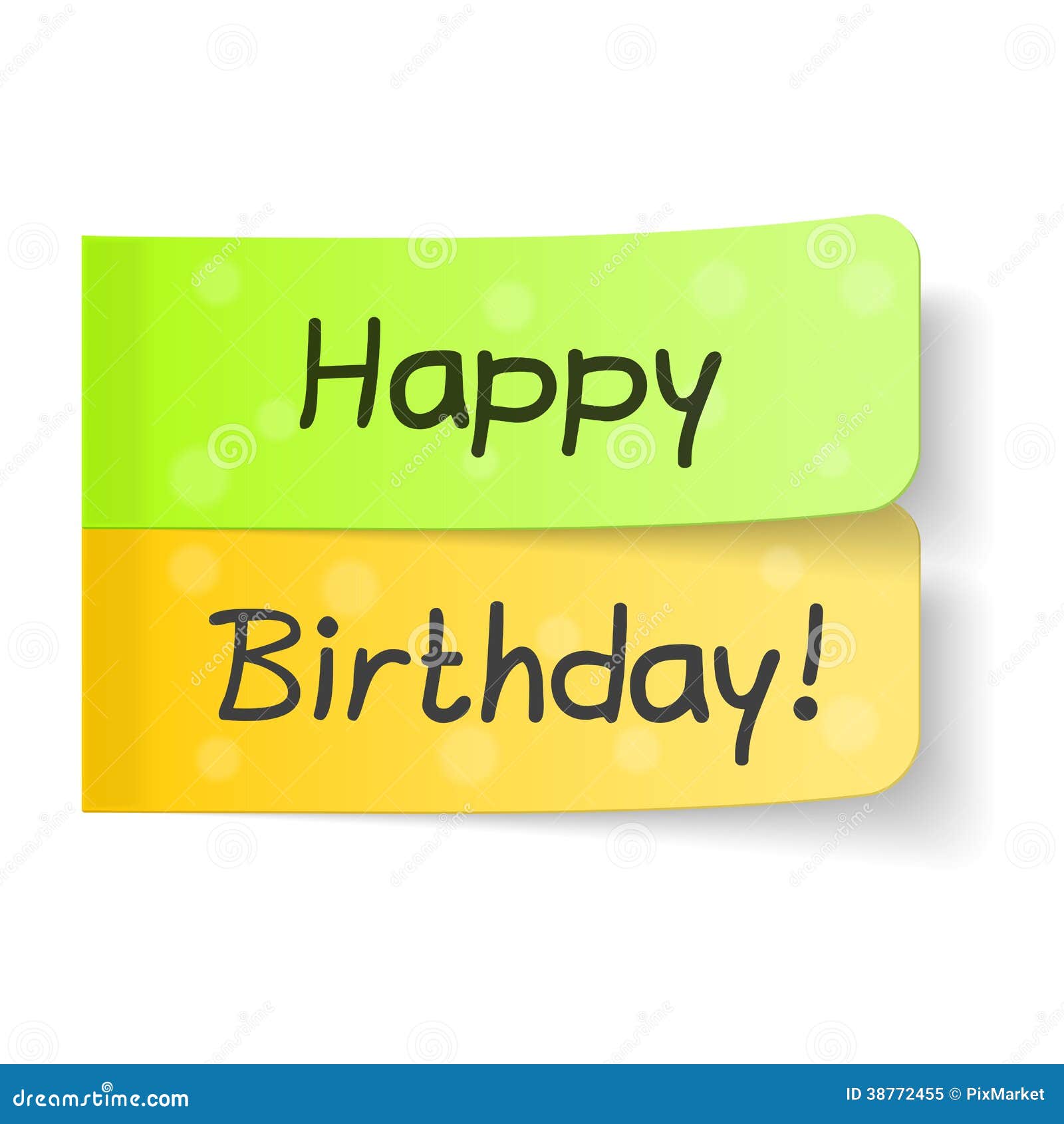 Happy Birthday stock vector. Illustration of vector, sheet - 38772455