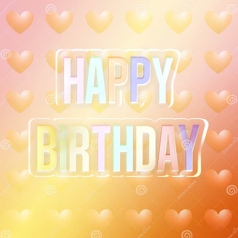 Happy Birthday Stock Illustration Illustration Of Glossy 40536979