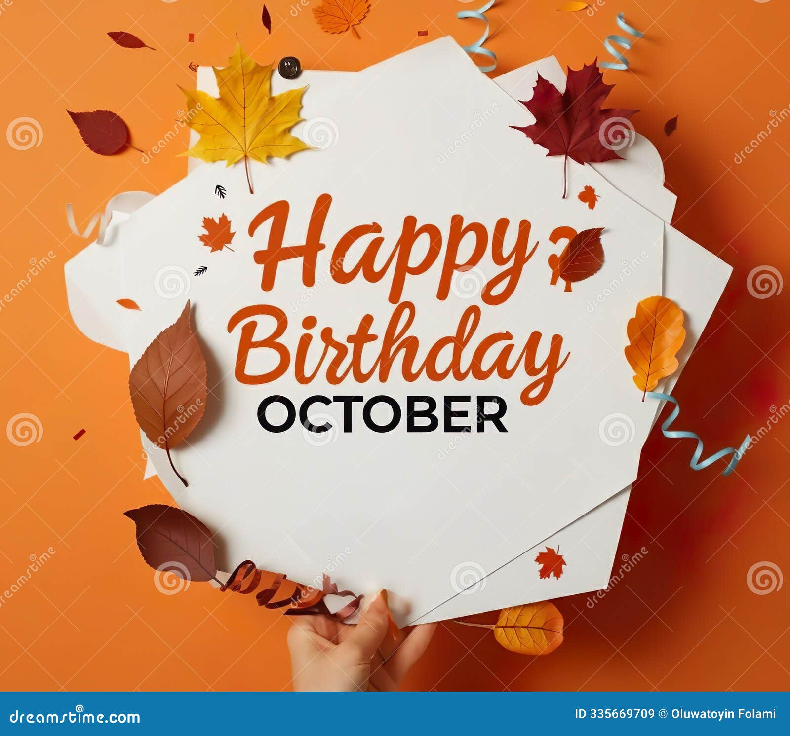 Happy Birthday October Pattern Writeup Stock Illustration ...
