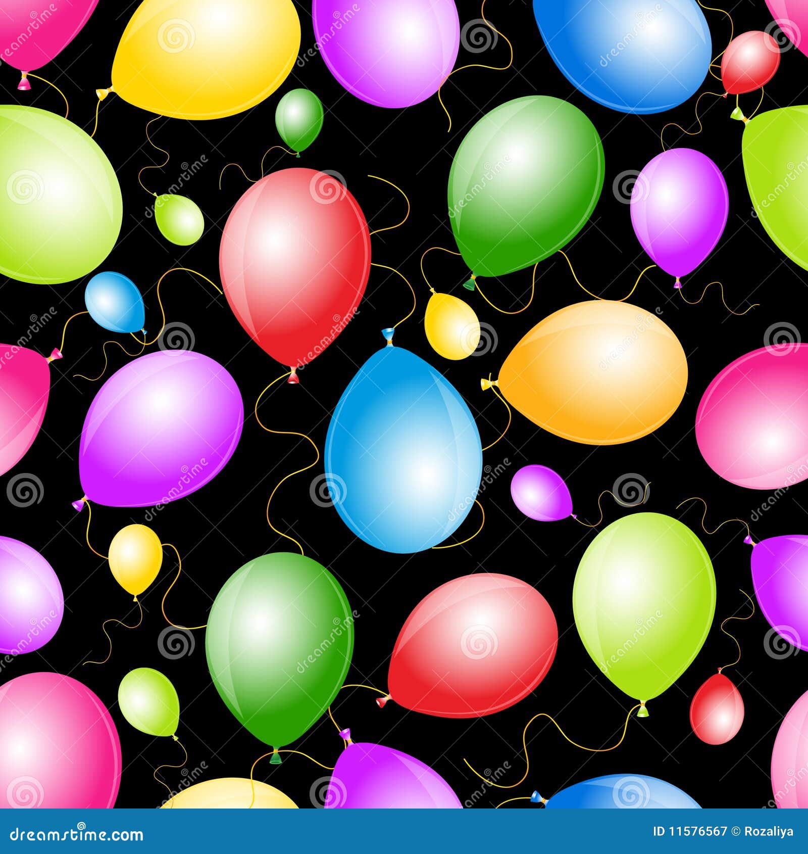 Happy Birthday and Party Background Stock Vector - Illustration of ...