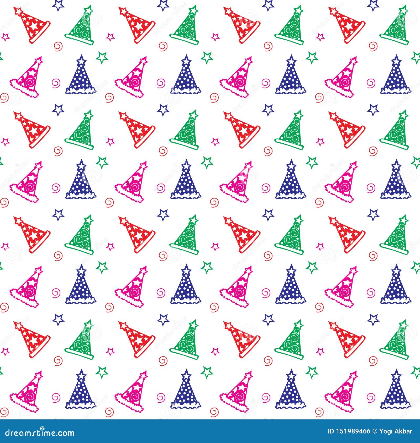 Happy Birthday Pattern Background Stock Vector - Illustration of ...
