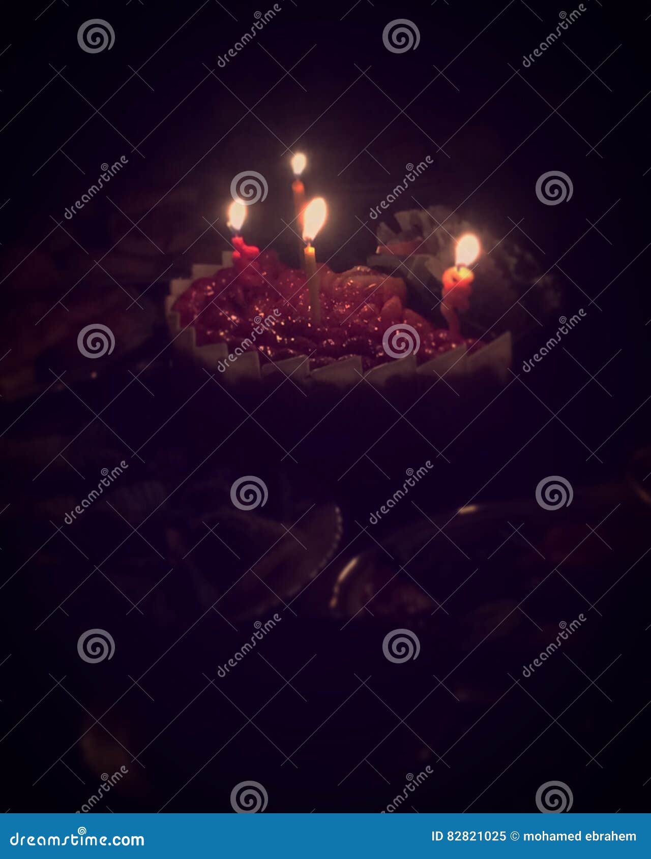 Happy birthday stock image. Image of birthday, fire, dark - 82821025