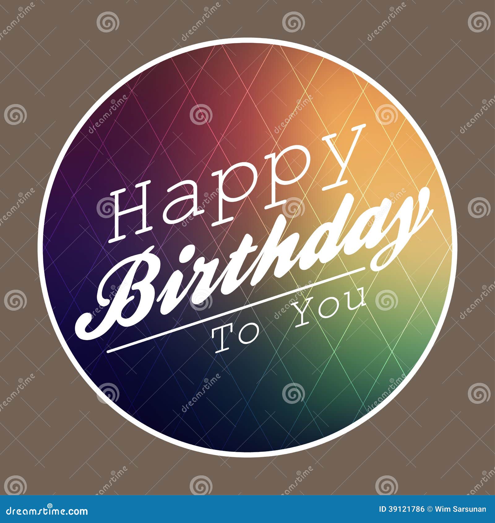 Happy birthday retro style stock vector. Illustration of banner - 39121786