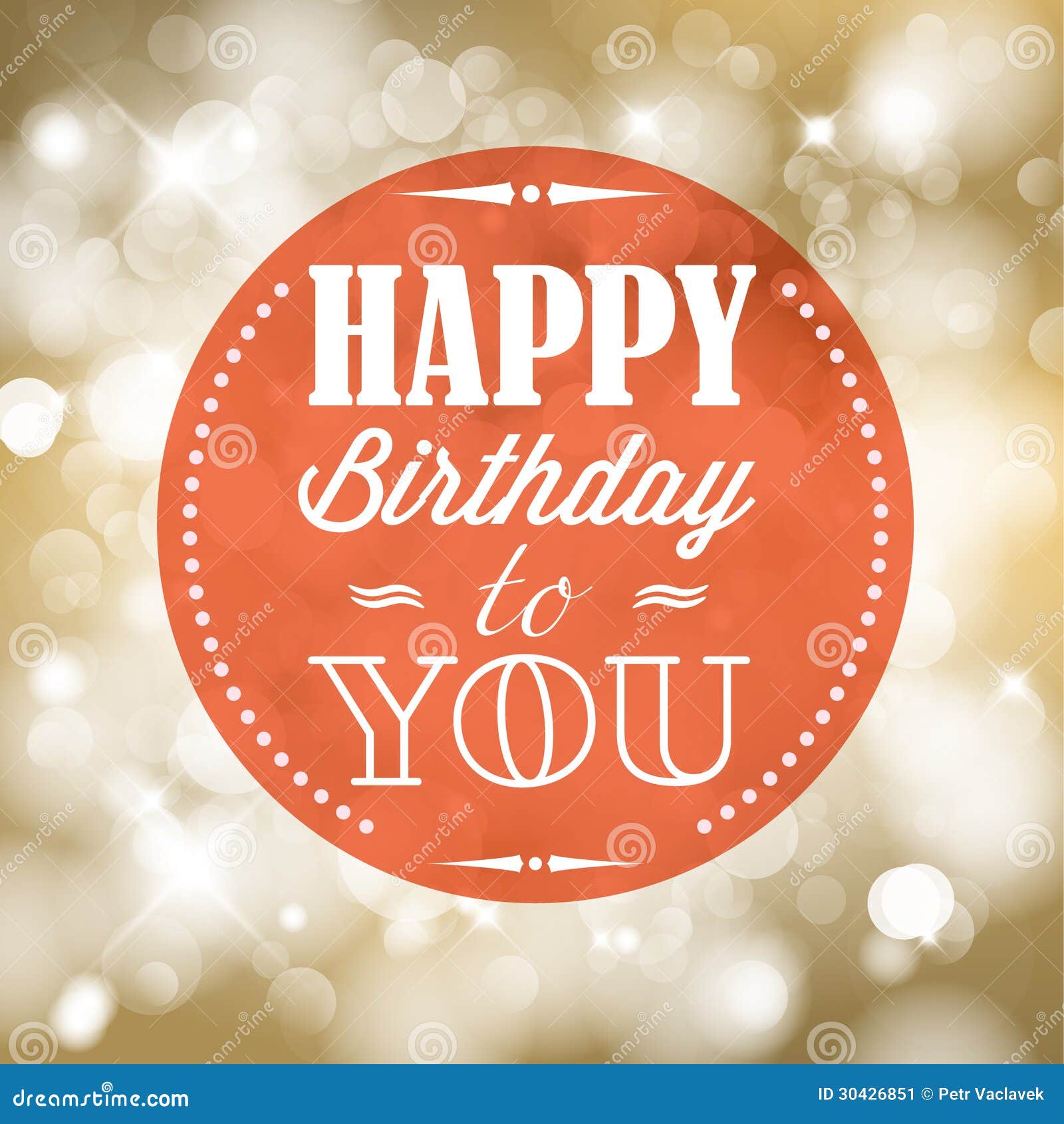 Happy Birthday Retro Vector Illustration Stock Vector - Illustration of ...