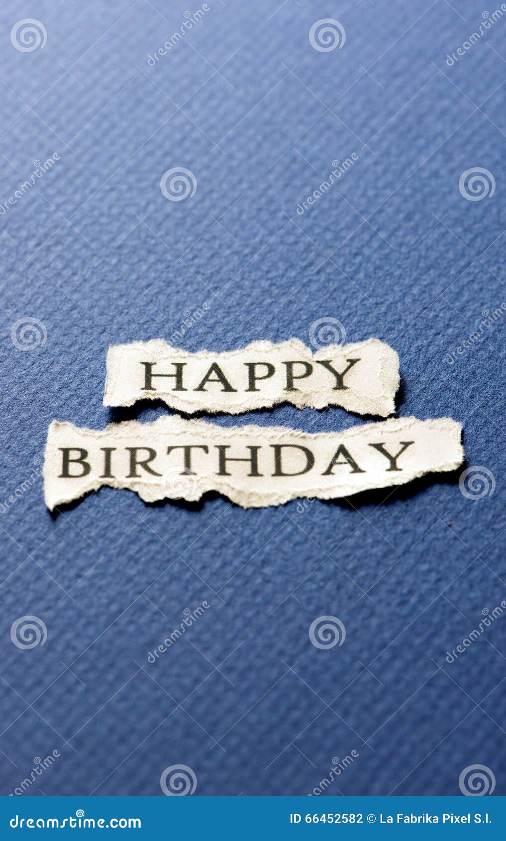 Happy Birthday on Scrap of Paper Stock Photo - Image of occasion ...