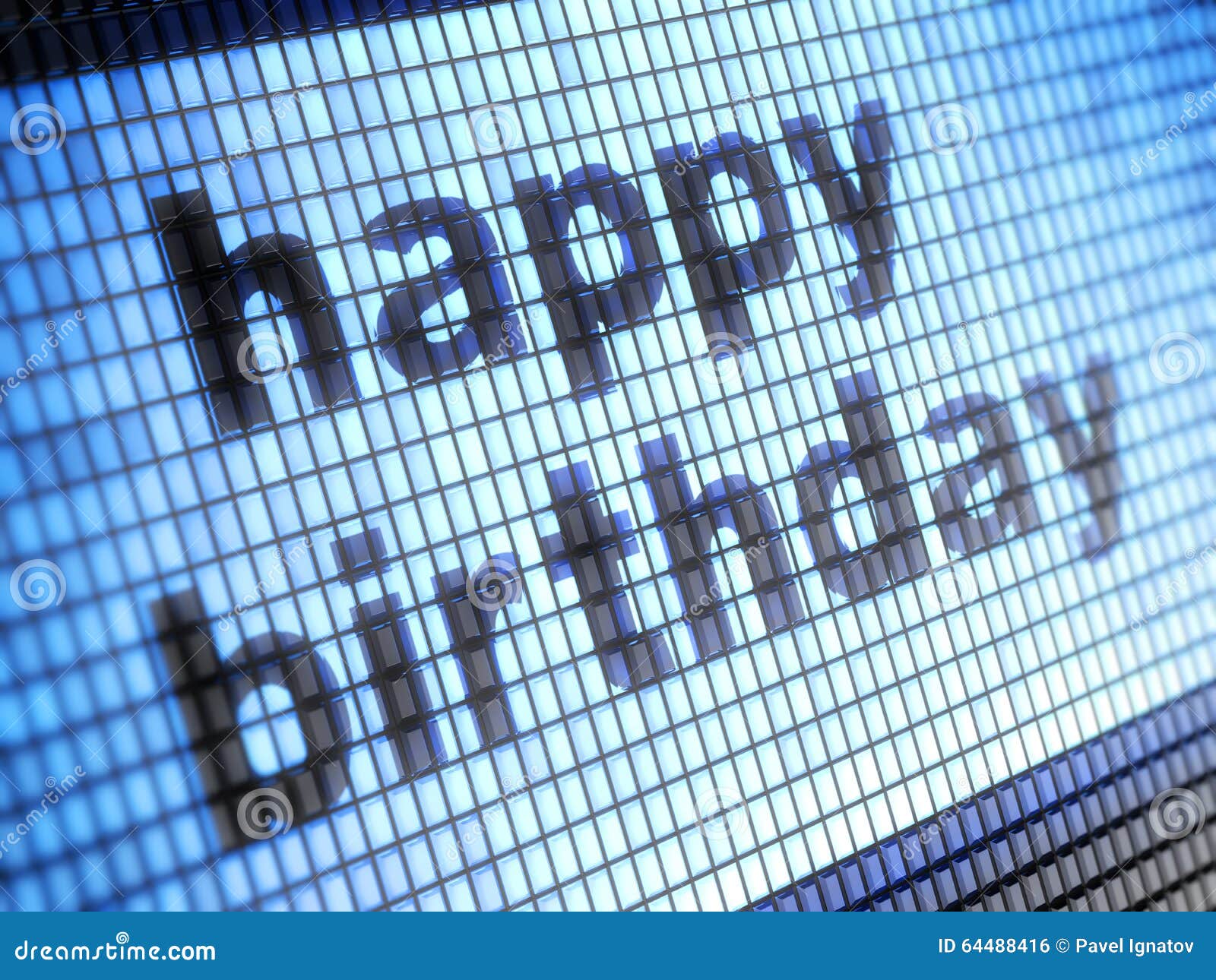 Happy birthday stock illustration. Illustration of chat - 64488416