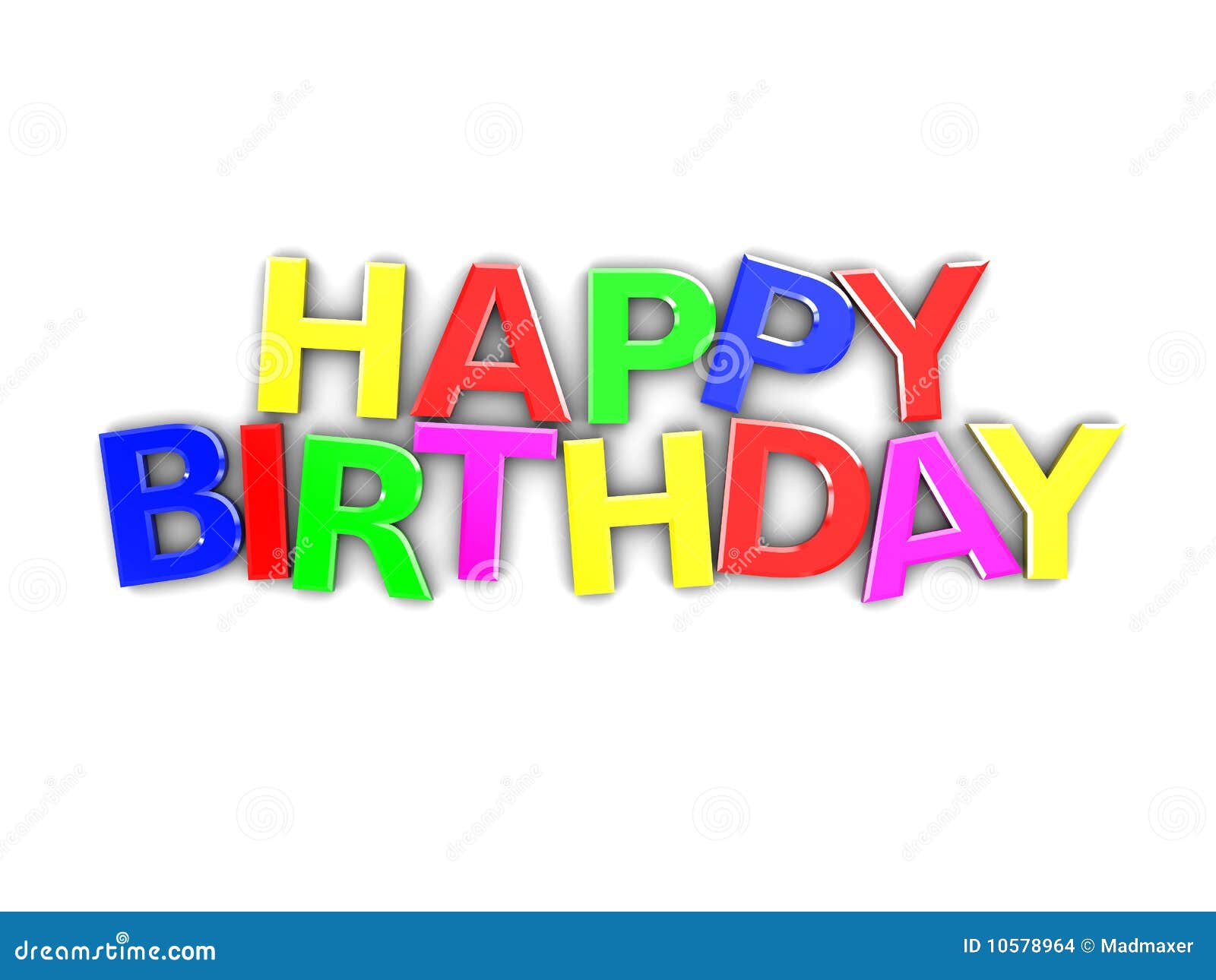 Happy Birthday Sign Stock Images - Image: 10578964