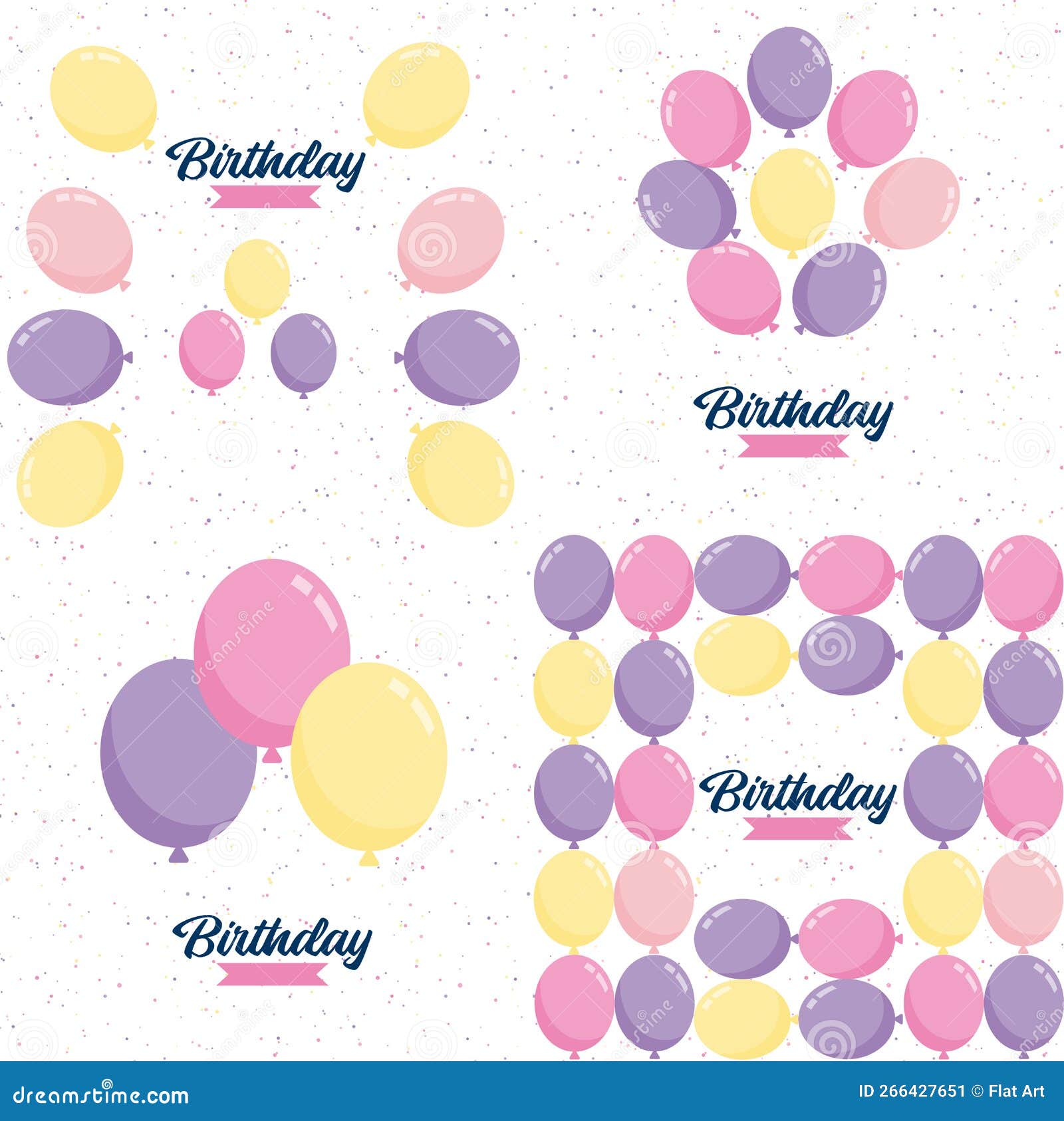 Happy Birthday in a Sleek. Modern Font with a Gradient Color Scheme and ...