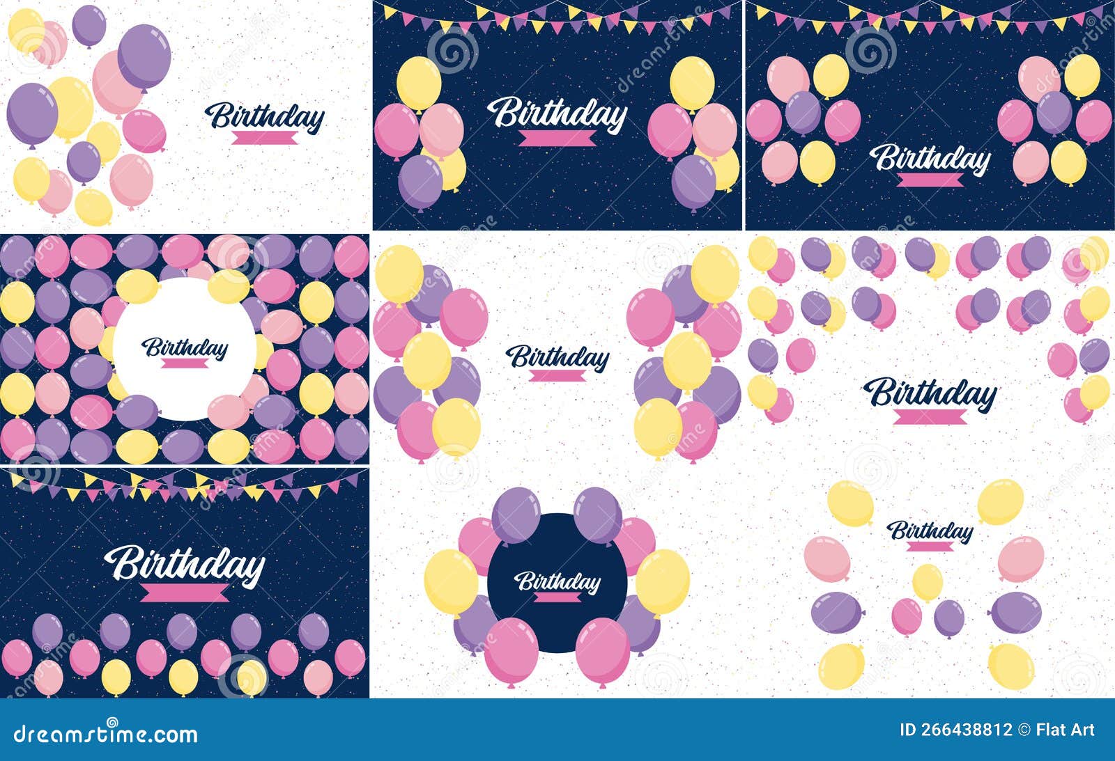 Happy Birthday in a Sleek. Modern Font with a Gradient Color Scheme and ...