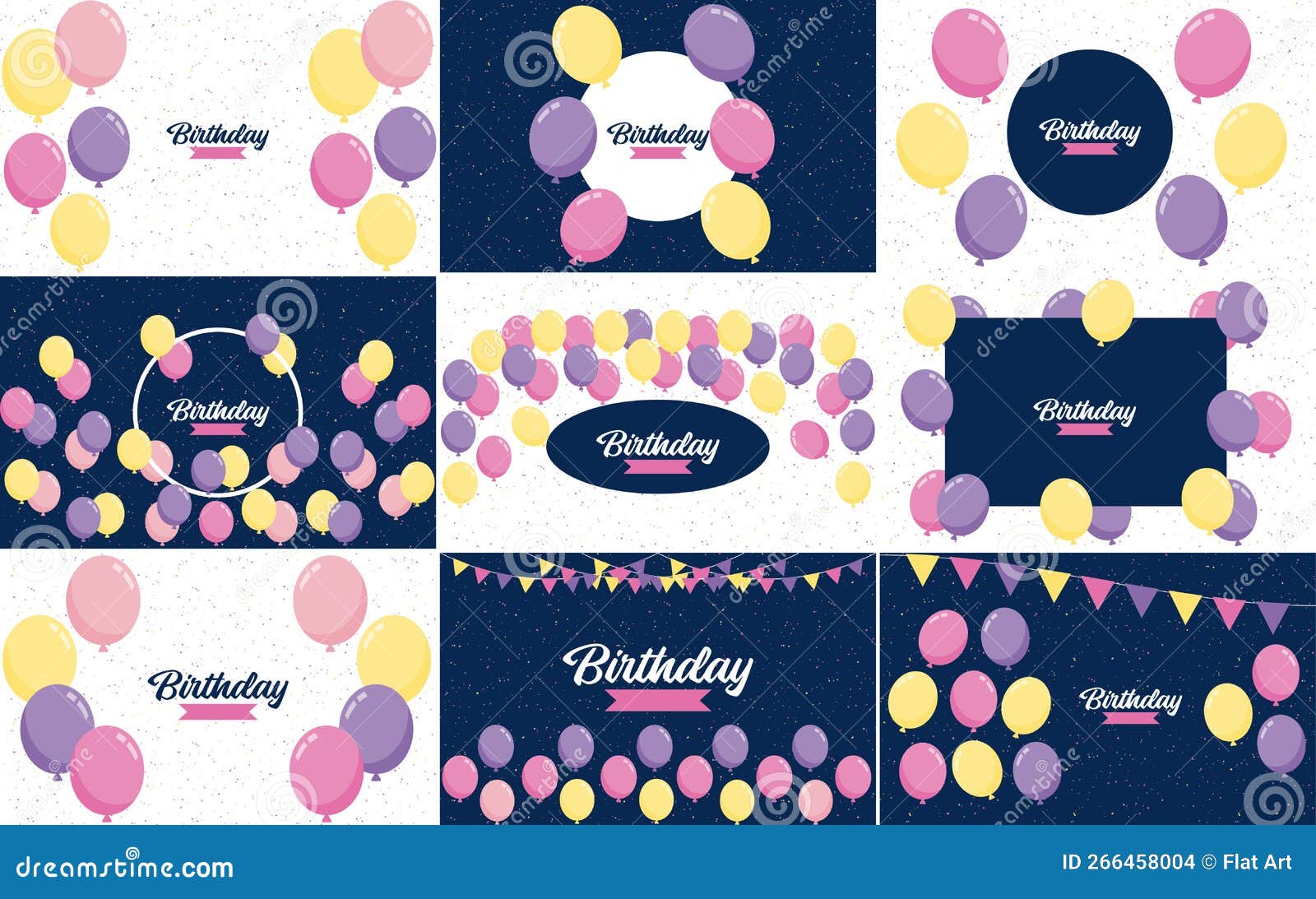 Happy Birthday in a Sleek. Modern Font with a Gradient Color Scheme and ...