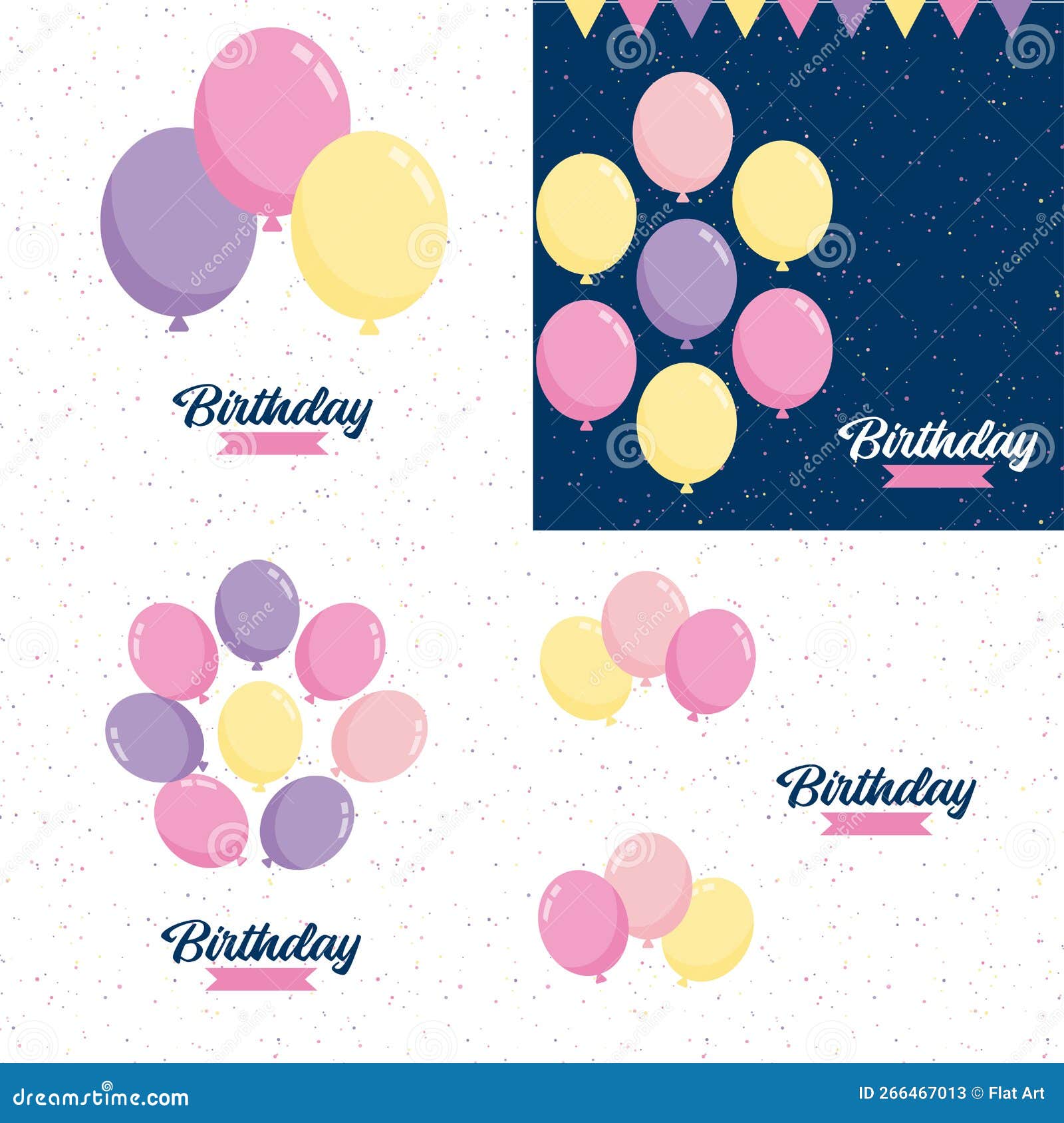 Happy Birthday in a Sleek. Modern Font with a Gradient Color Scheme and ...