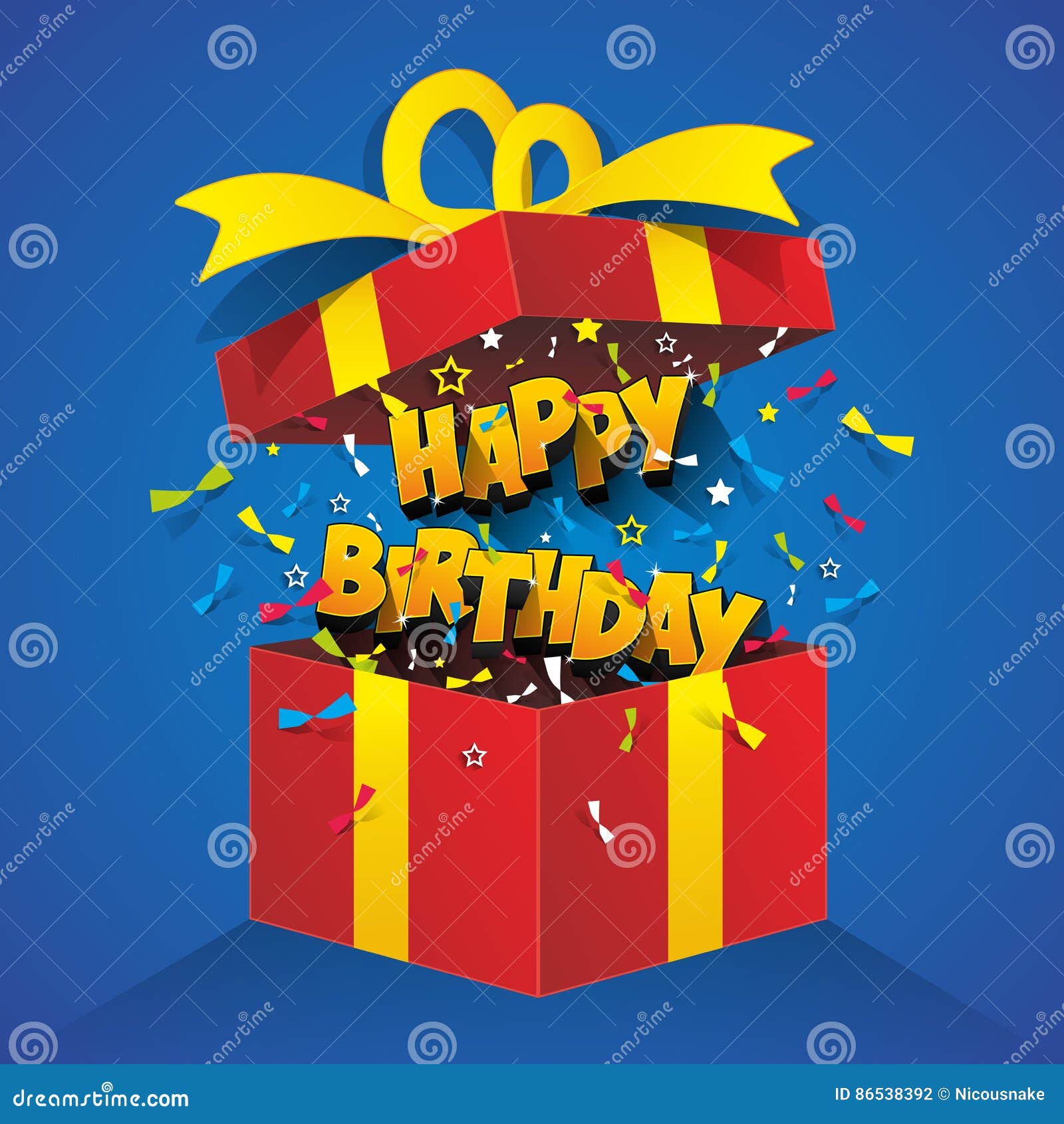 Happy birthday stock vector. Illustration of celebration - 86538392